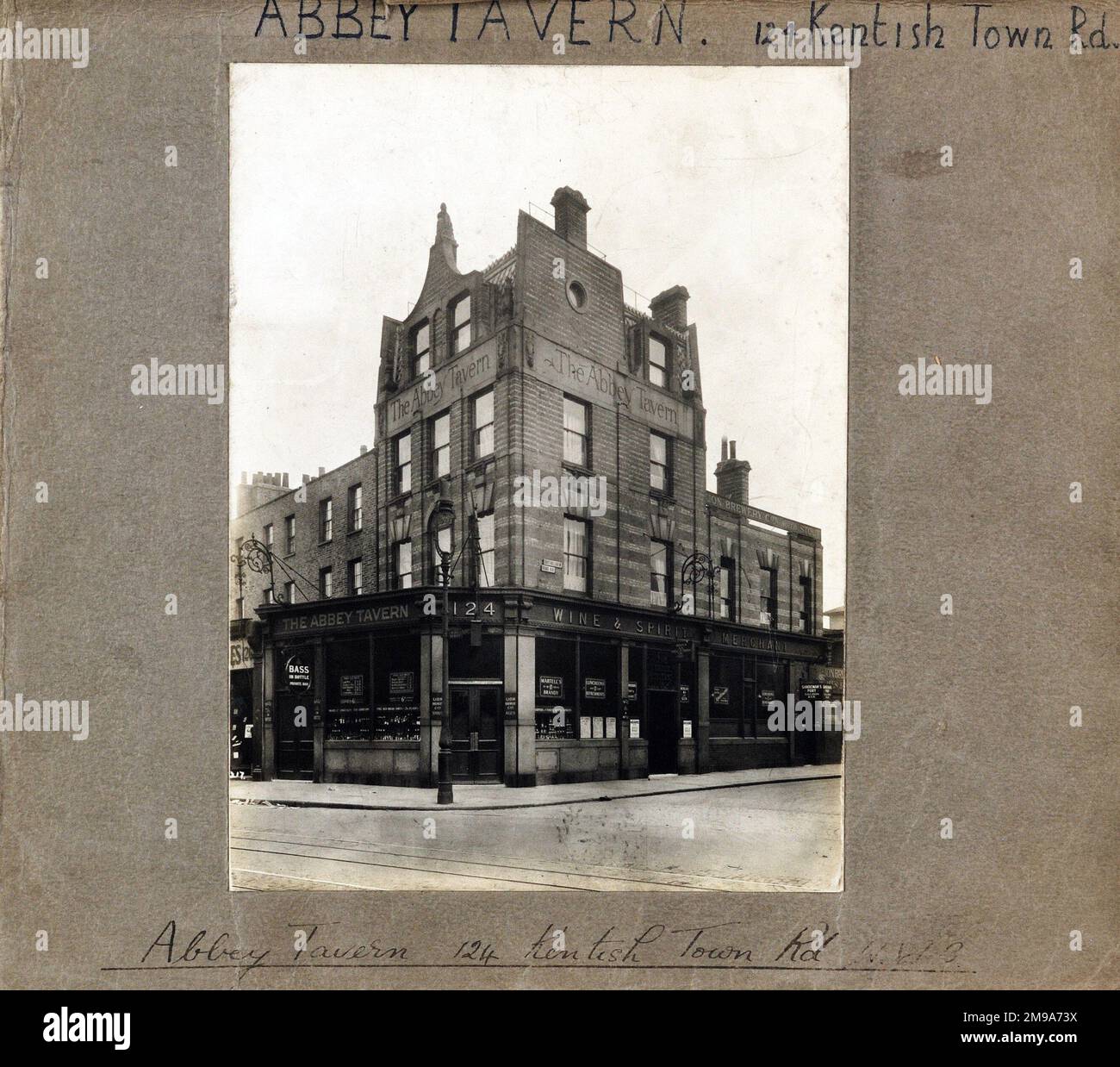 Photograph of Abbey Tavern , Kentish Town, London. The main side of the ...