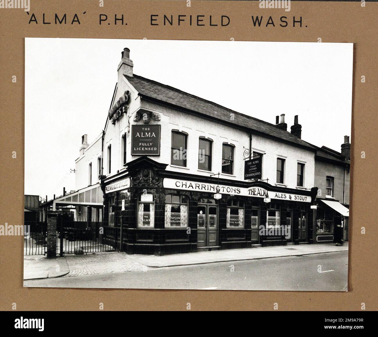 Photograph of Alma PH, Enfield Wash, Greater London. The main side of ...