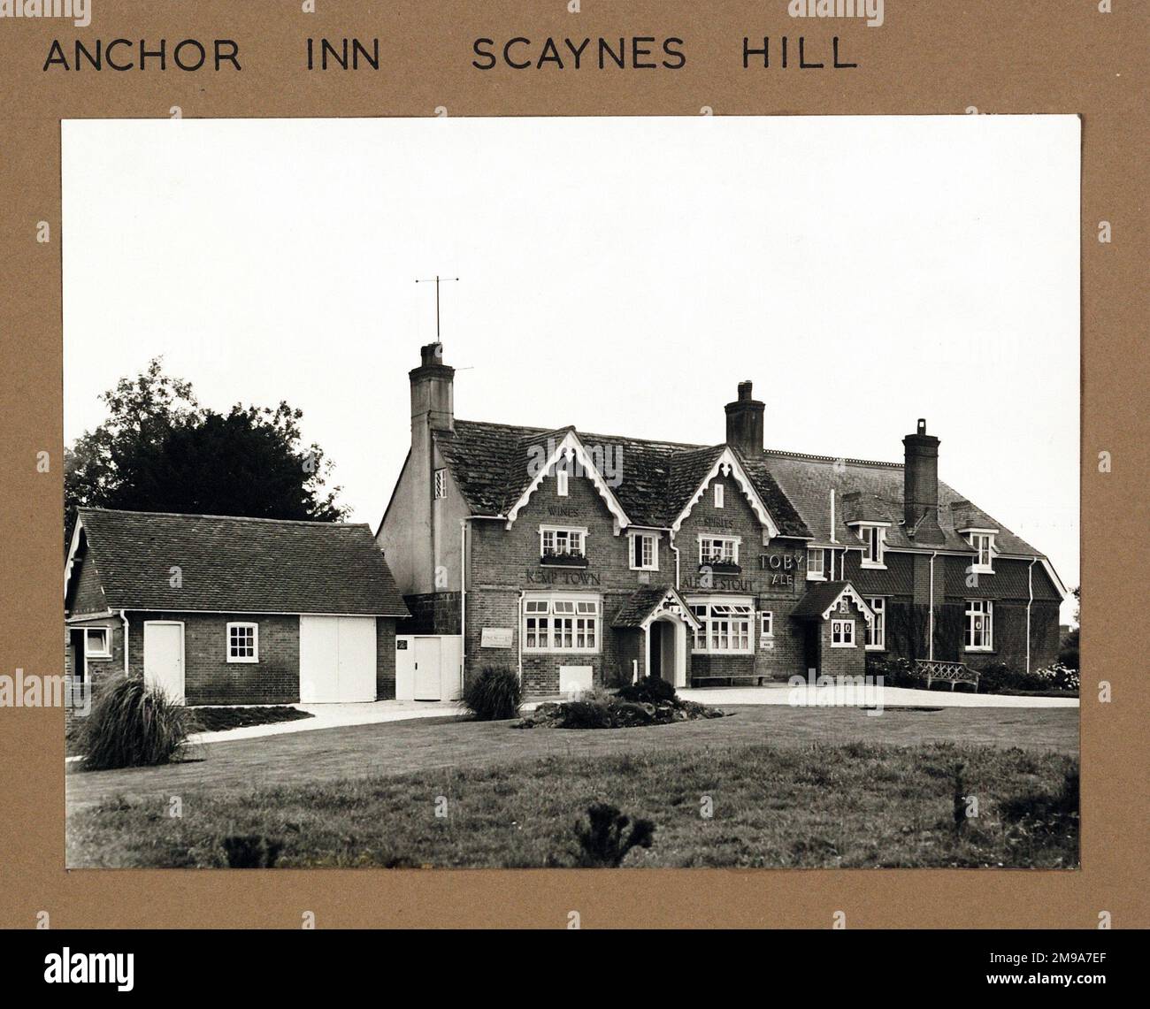 Photograph of Anchor Inn, Scaynes Hill, Greater London. The main side ...
