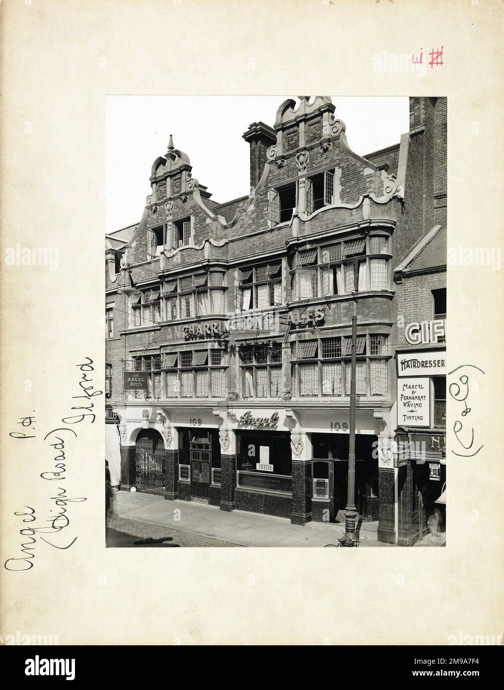Photograph of Angel PH, Ilford (Old), Essex. The main side of the print ...
