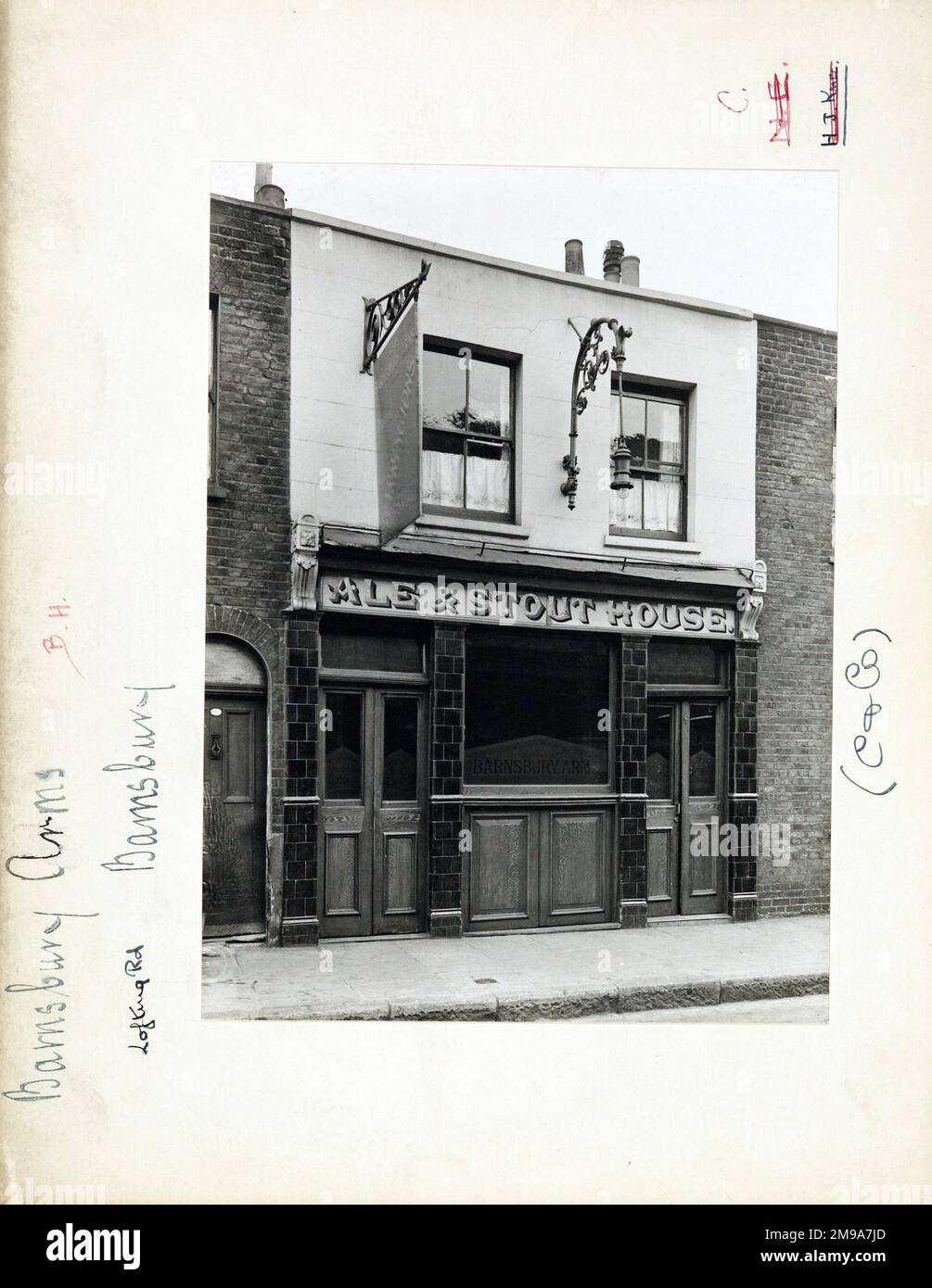 Photograph of Barnsbury Arms, Barnsbury, London. The main side of the ...