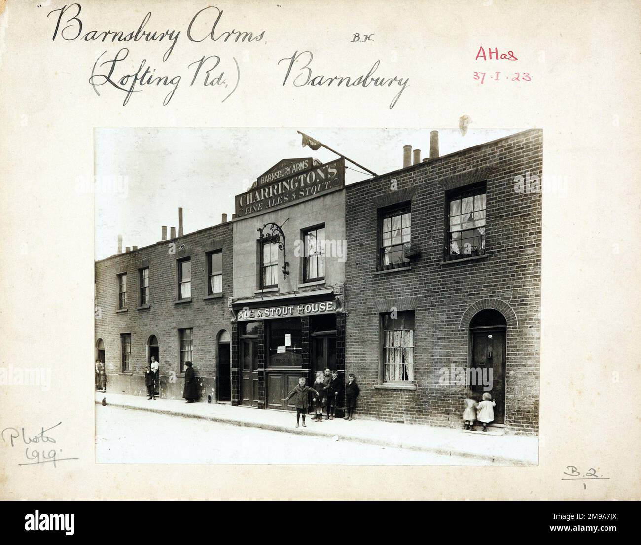 Photograph of Barnsbury Arms, Barnsbury, London. The main side of the ...