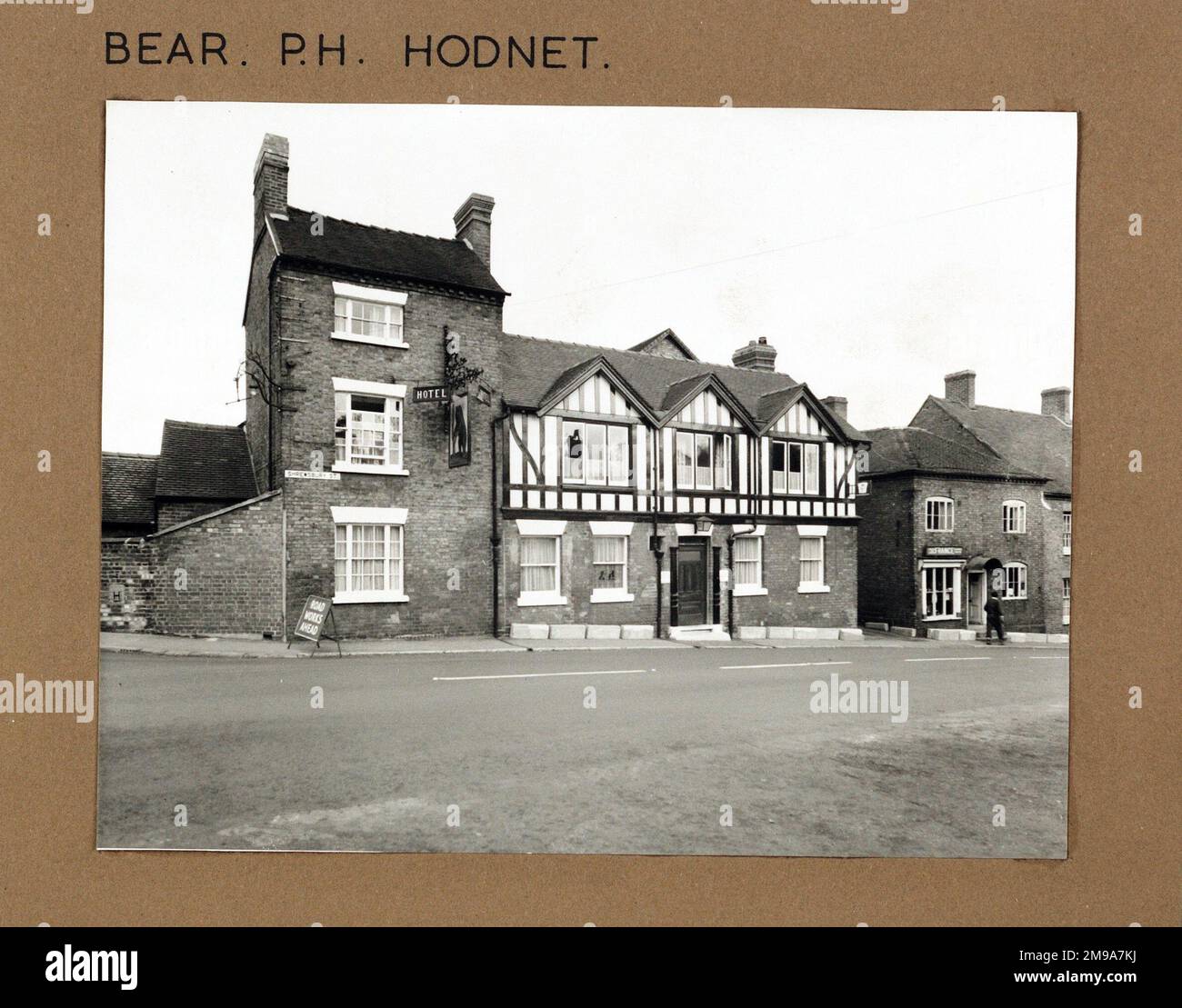 Photograph of Bear Hotel, Hodnet, Shropshire. The main side of the ...