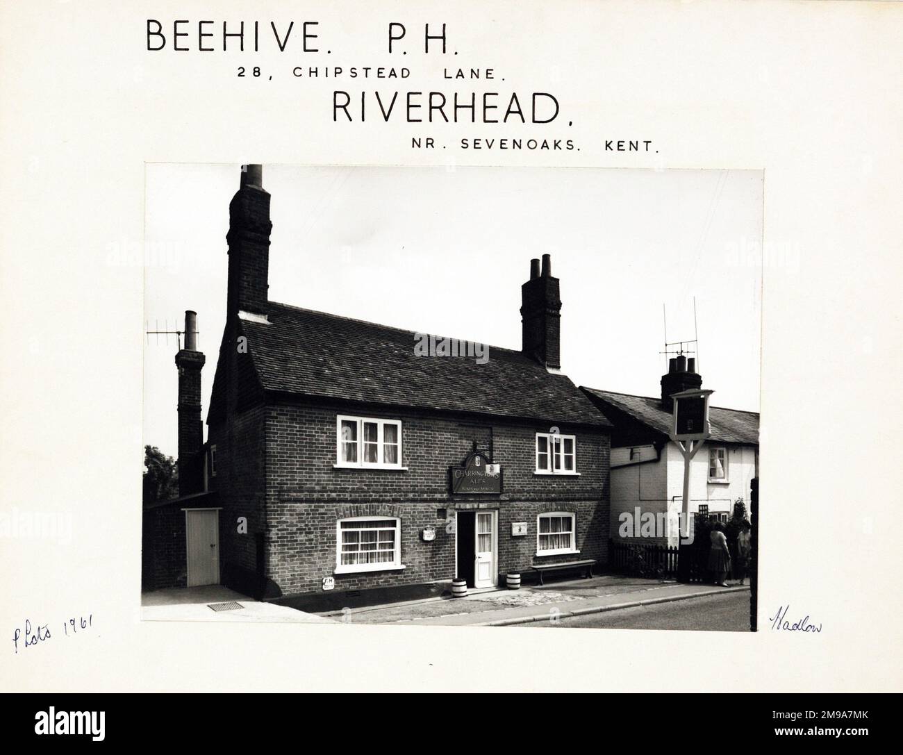 Photograph of Beehive PH, Riverhead, Kent. The main side of the print ...