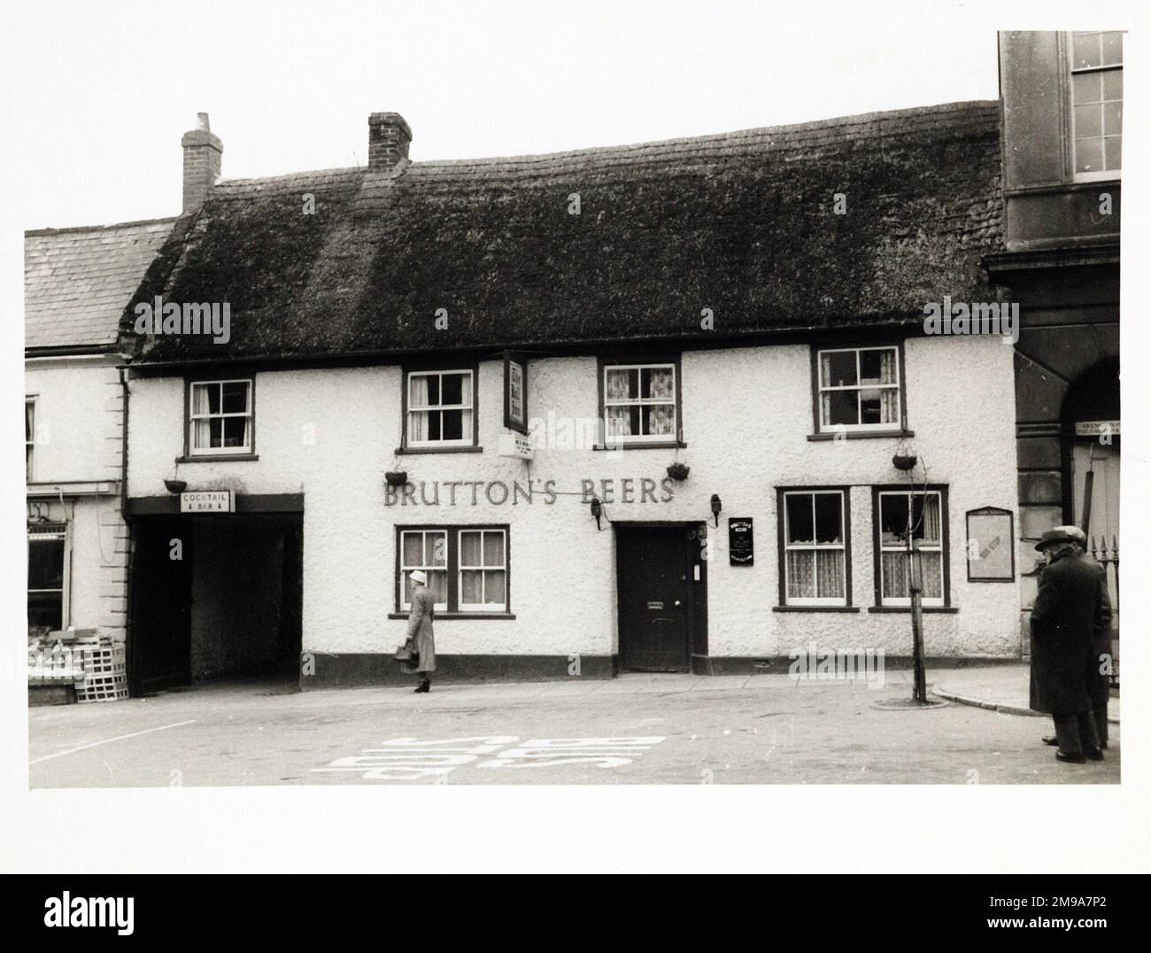 Photograph of Ball Inn, Chard, Somerset. The main side of the print ...