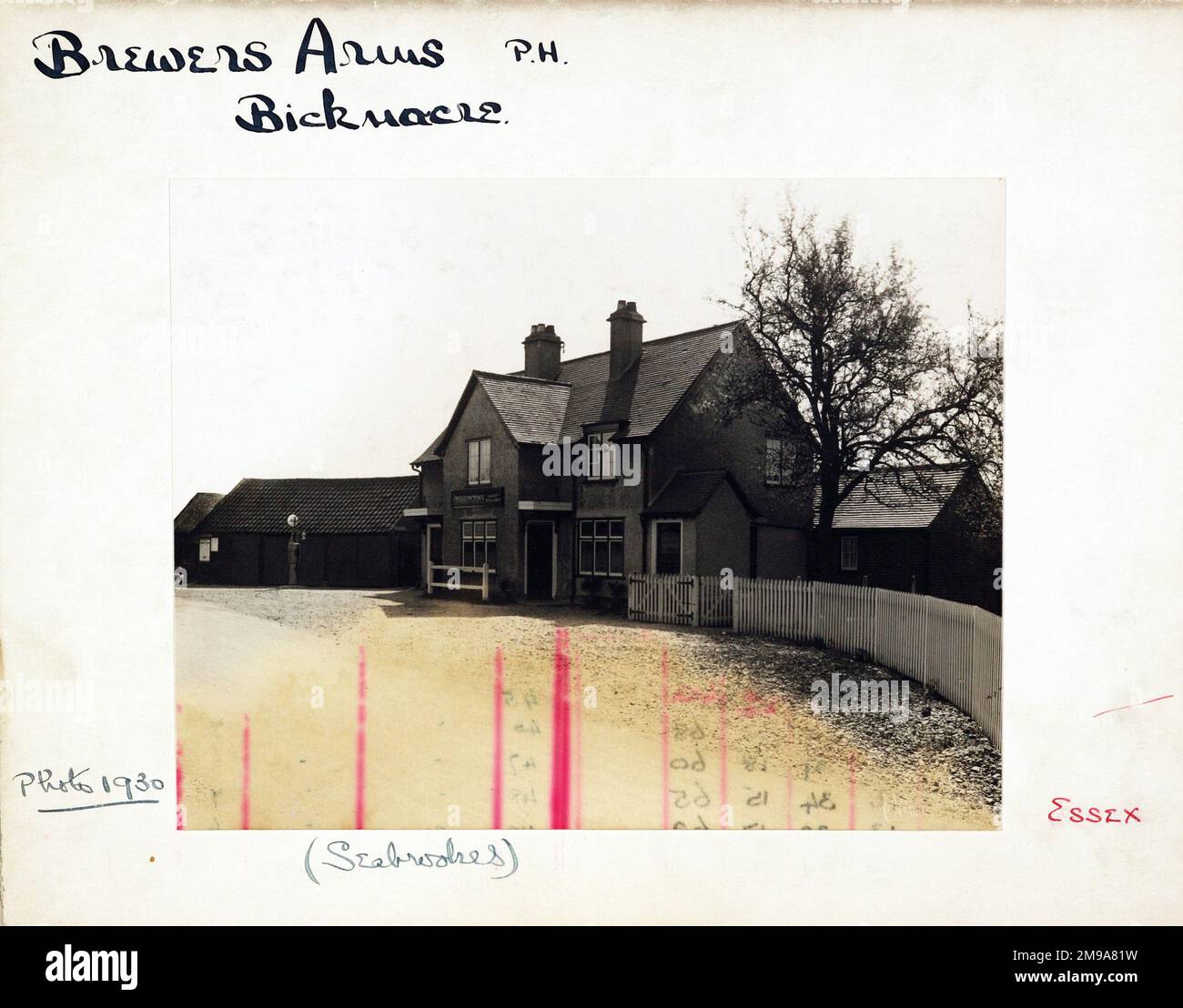 Photograph of Brewers Arms, Bicknacre, Essex. The main side of the ...