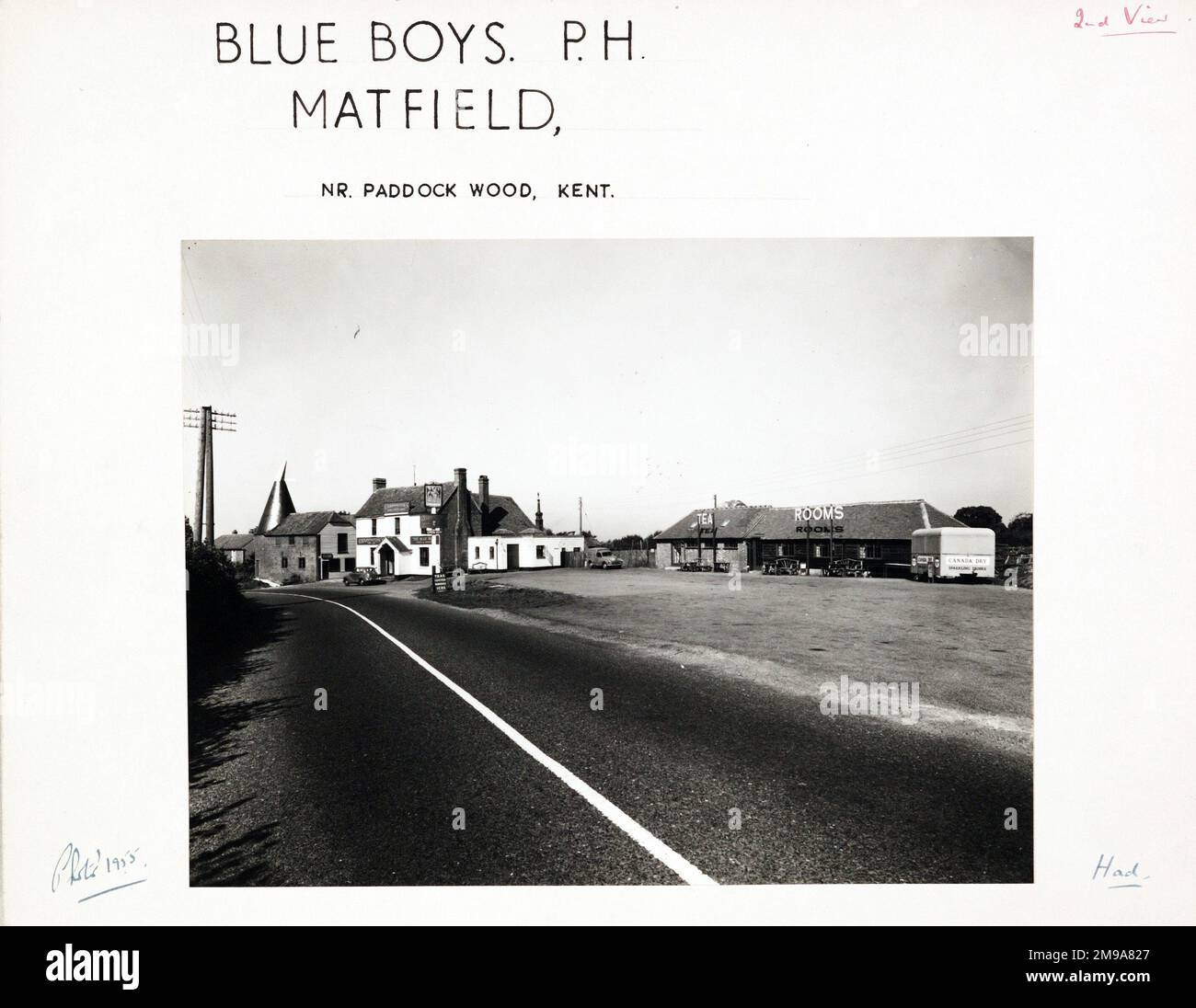 Photograph of Blue Boys PH, Matfield, Kent. The main side of the print ...