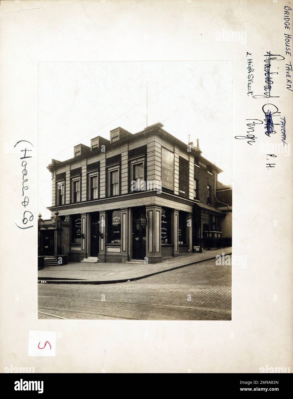 Photograph of Bridge House Tavern , Penge, London. The main side of the ...