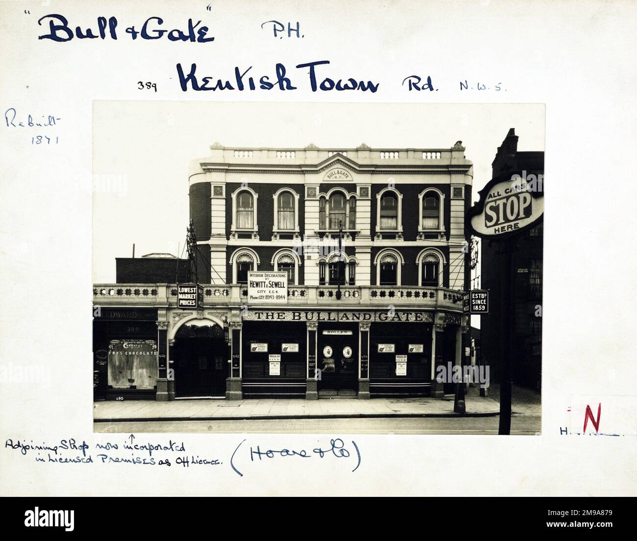 Bull and gate pub hi-res stock photography and images - Alamy