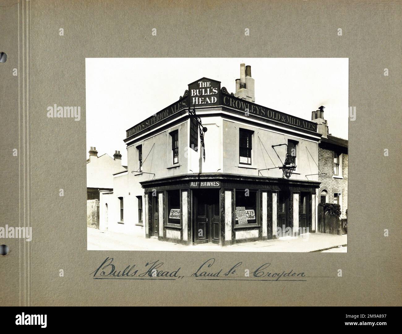 Photograph of Bulls Head PH, Croydon, Surrey. The main side of the ...
