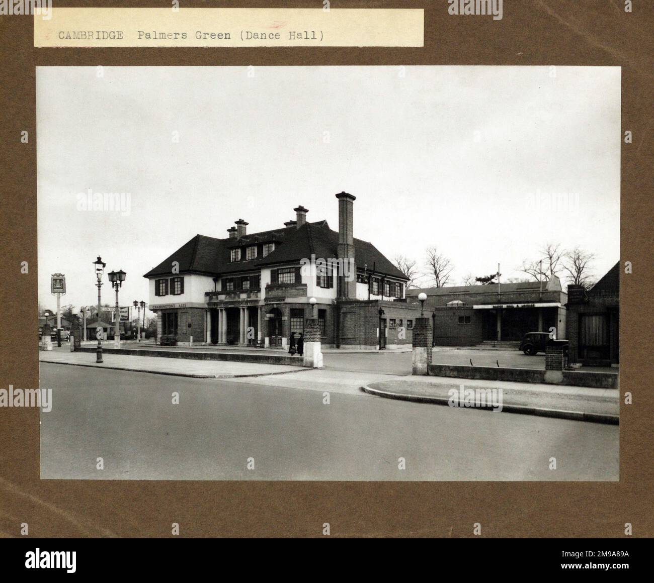 Photograph of Cambridge PH, Palmers Green, London. The main side of the ...