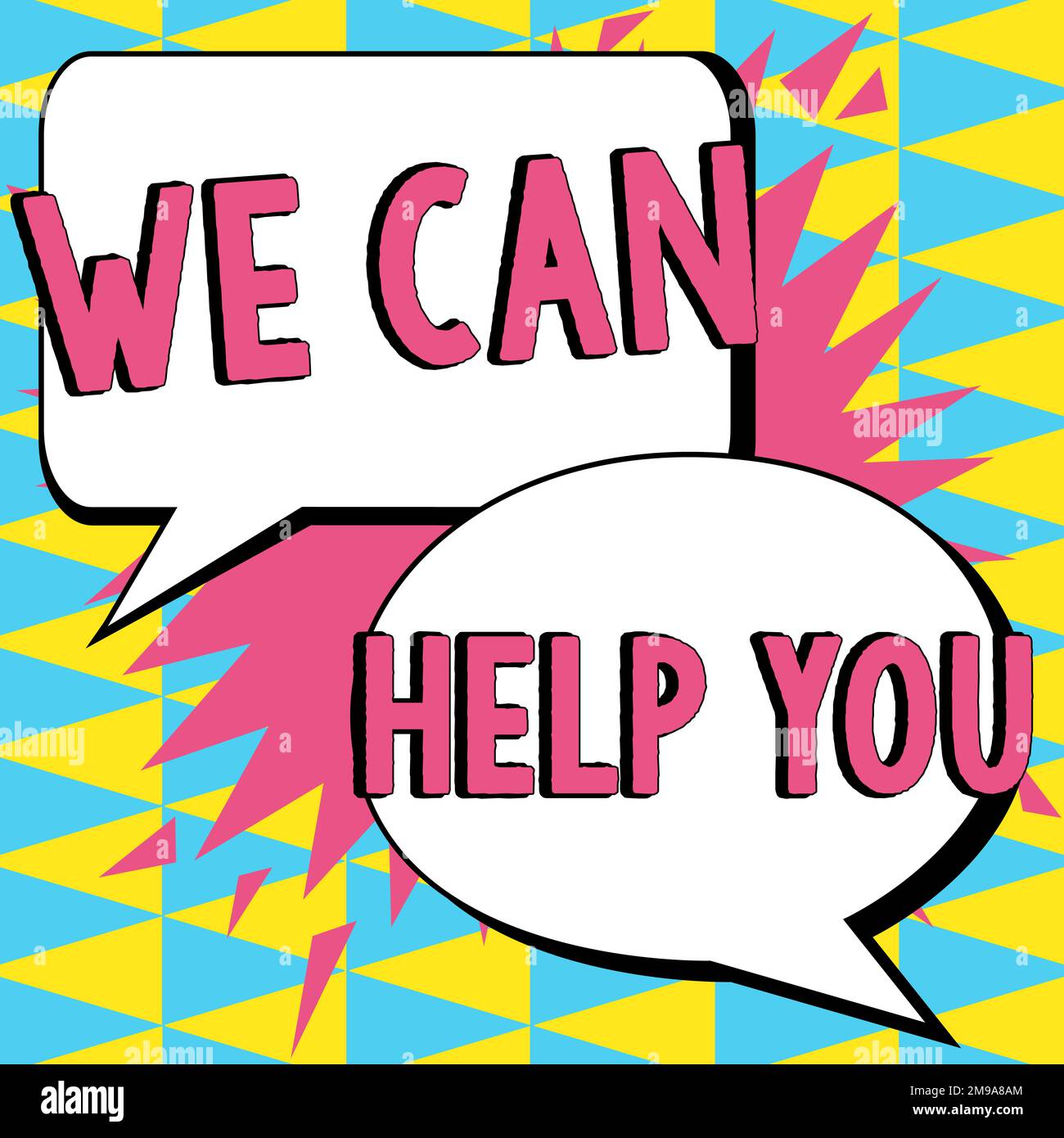 Conceptual display We Can Help You. Internet Concept Support Assistance ...