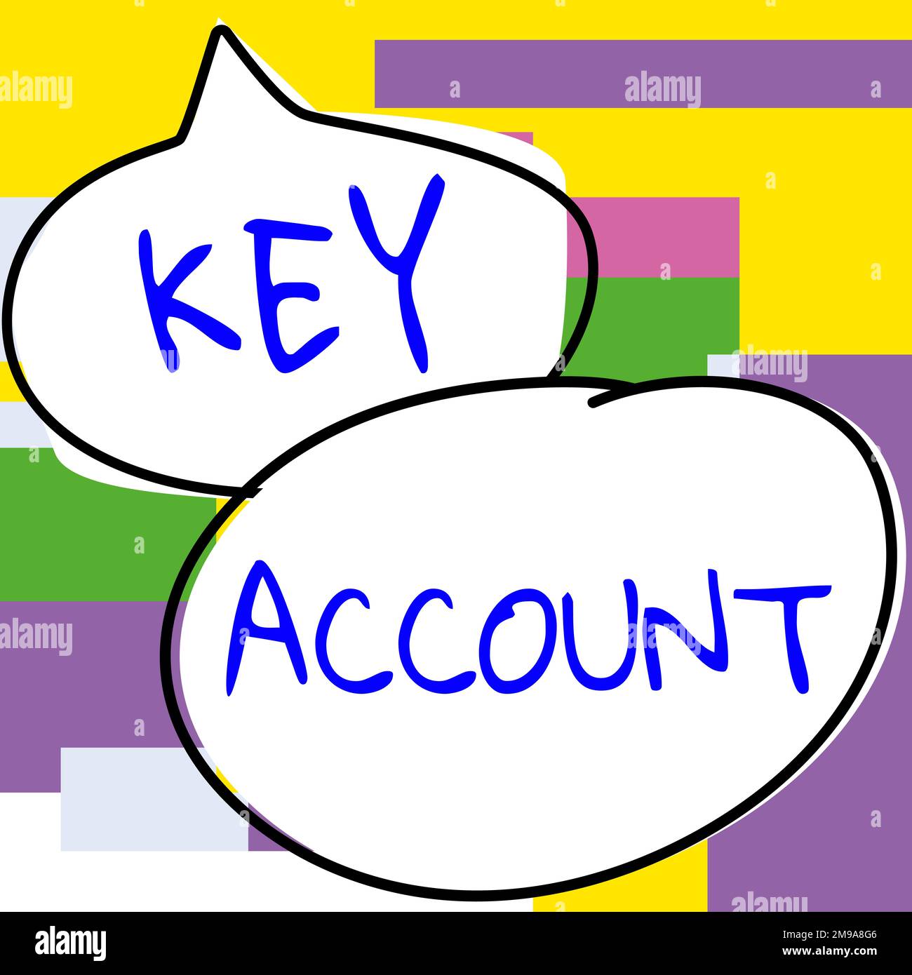 Text showing inspiration Key Account. Business approach individual ...