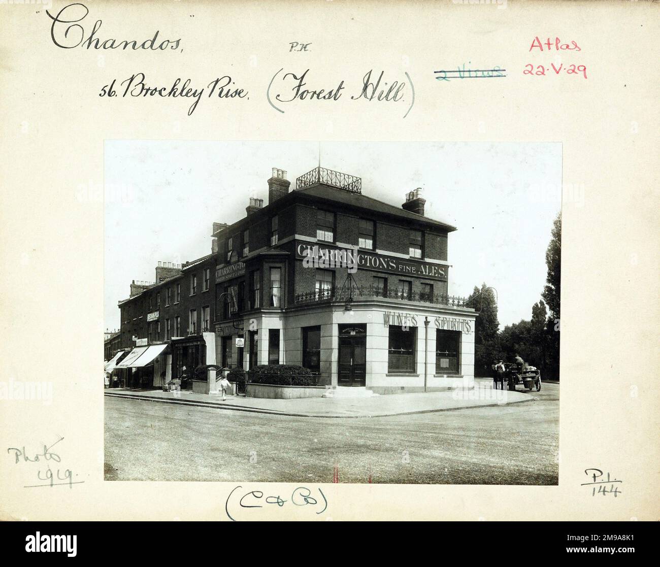 Photograph of Chandos PH, Forest Hill, London. The main side of the ...