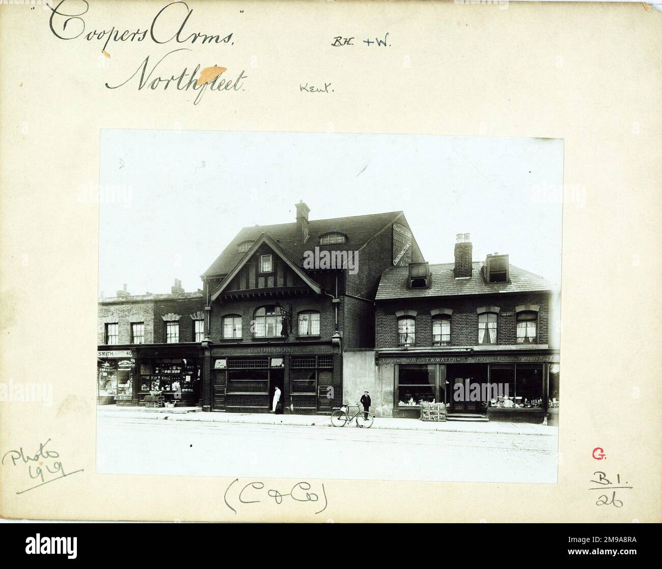 Photograph of Coopers Arms, Northfleet, Kent. The main side of the ...