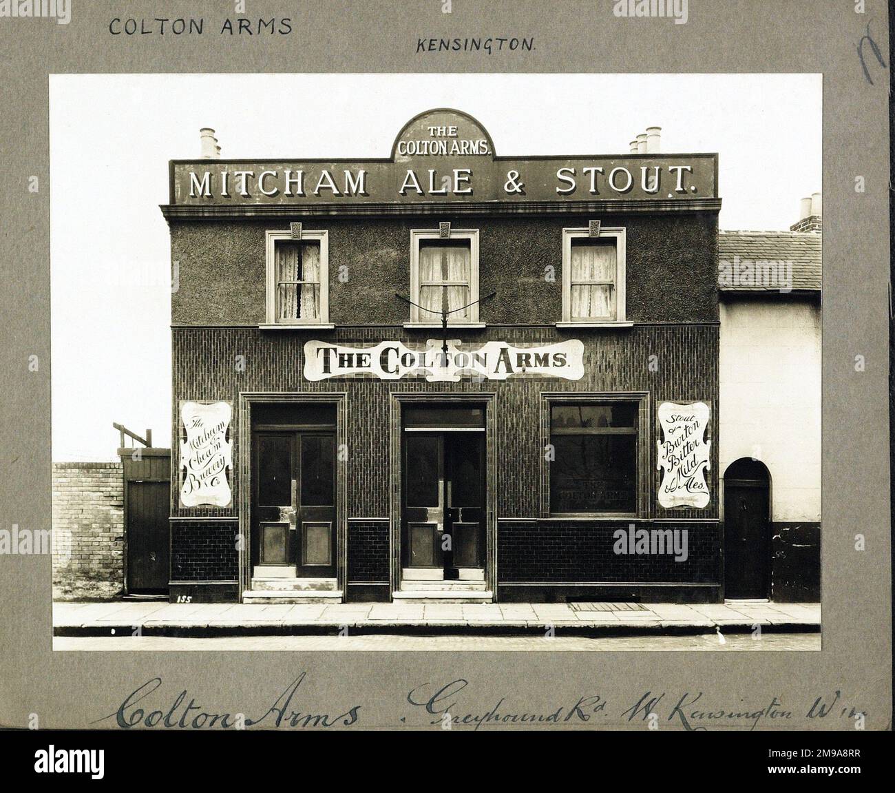 Photograph of Colton Arms, Kensington, London. The main side of the ...