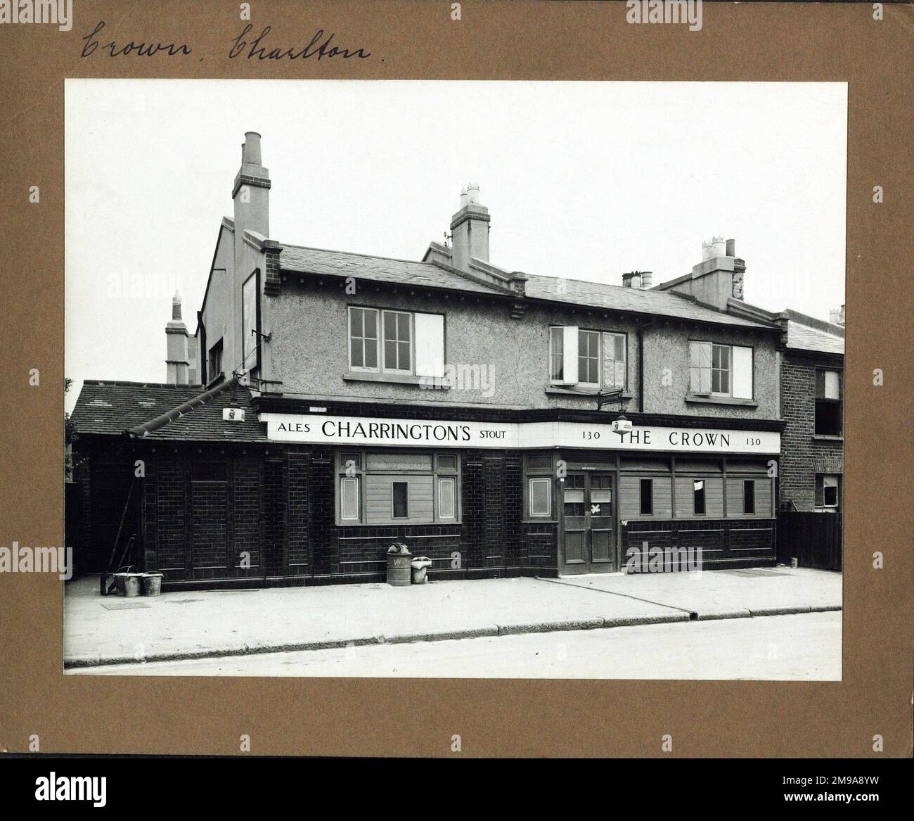 Photograph of Crown PH, Charlton, London. The main side of the print ...