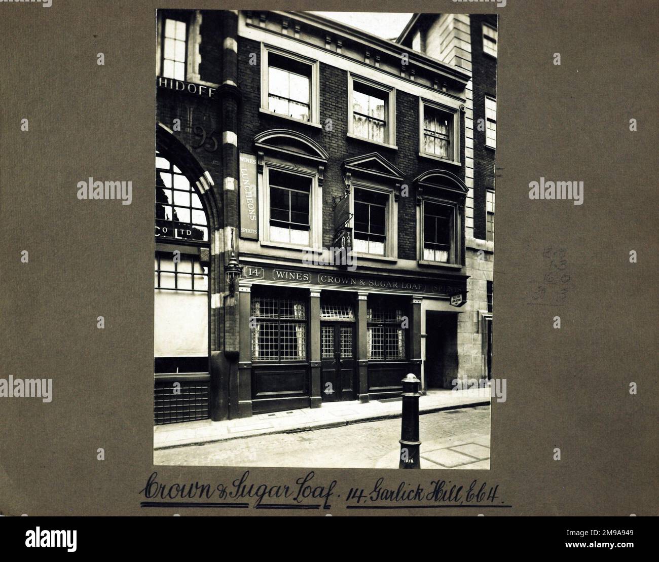 Photograph of Crown & Sugar Loaf PH, Mansion House, London. The main ...