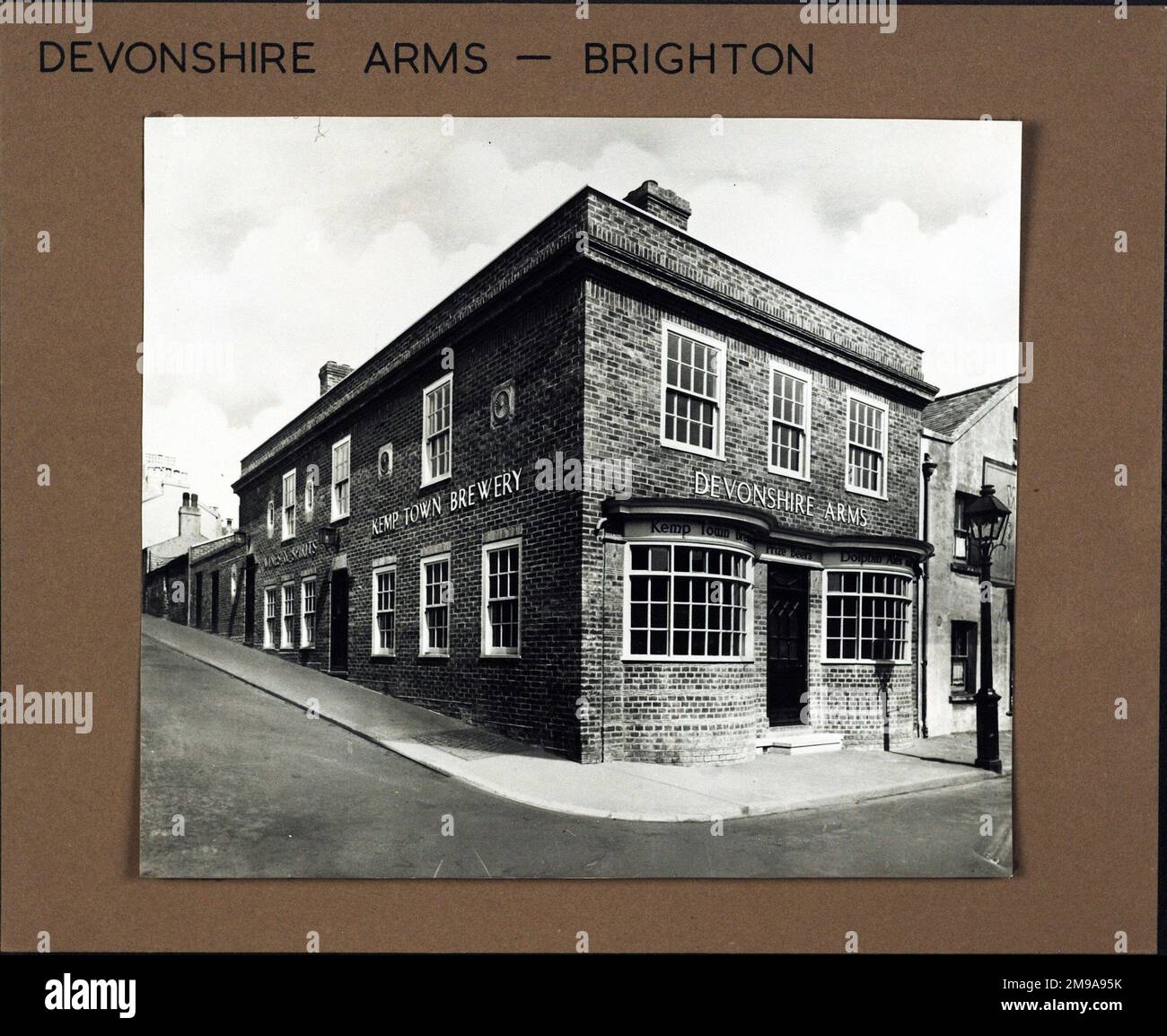 Photograph of Devonshire Arms, Brighton, Sussex. The main side of the ...