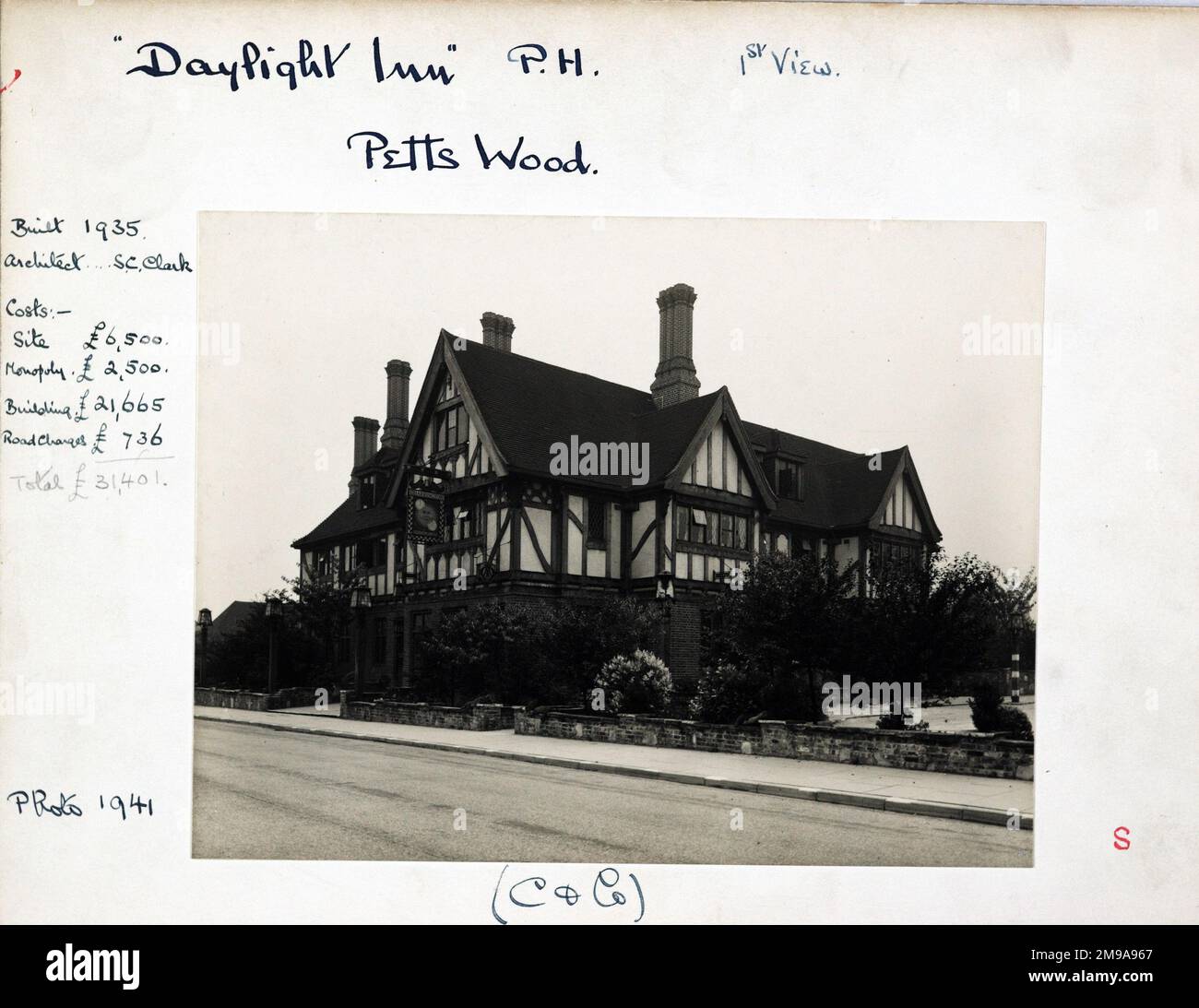 Photograph of Daylight Inn, Petts Wood, Greater London. The main side ...