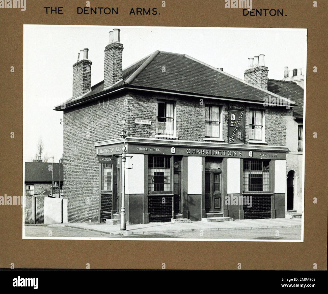 Photograph of Denton Arms, Denton, Kent. The main side of the print ...