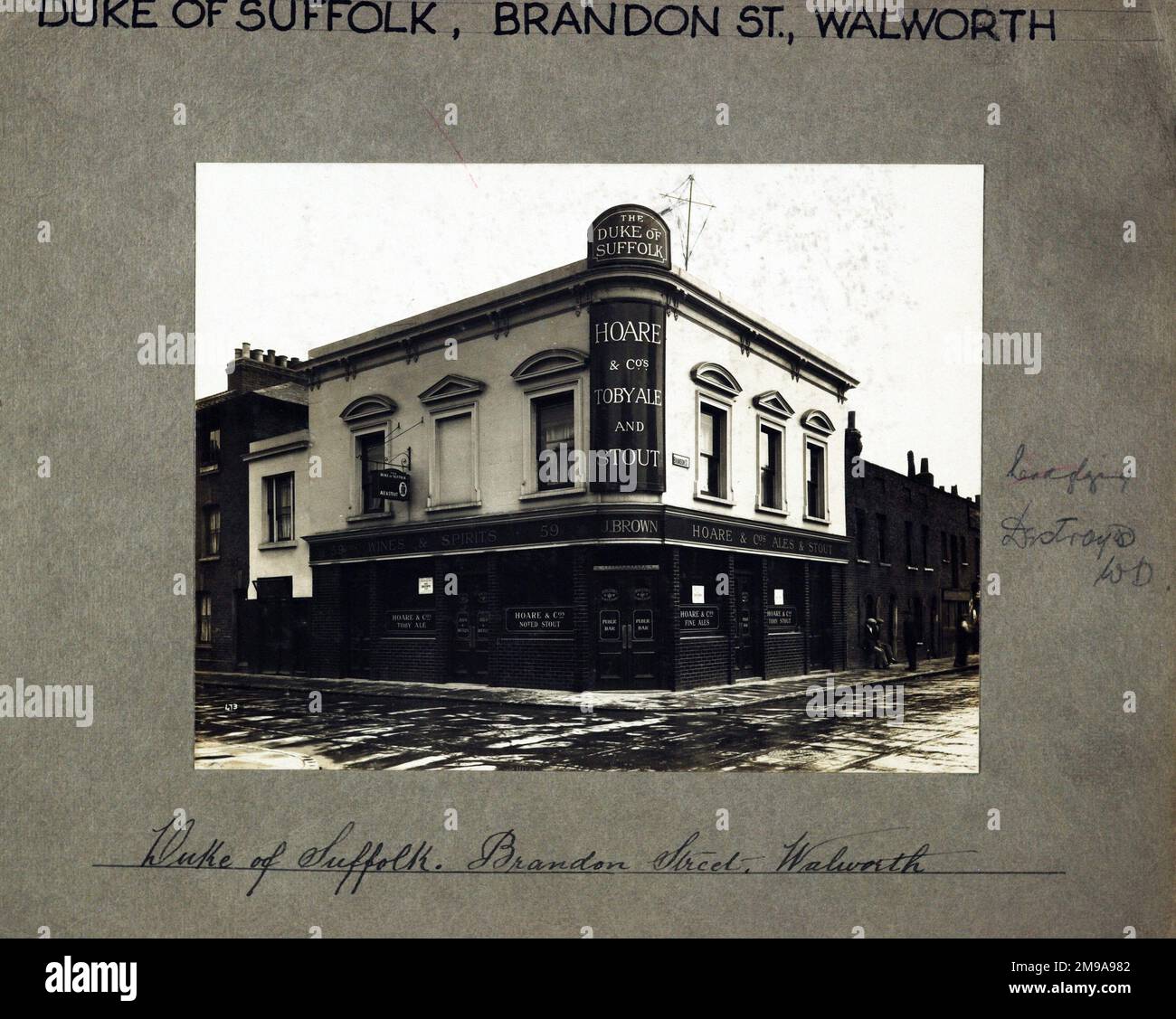 Photograph of Duke Of Suffolk PH, Walworth, London. The main side of ...