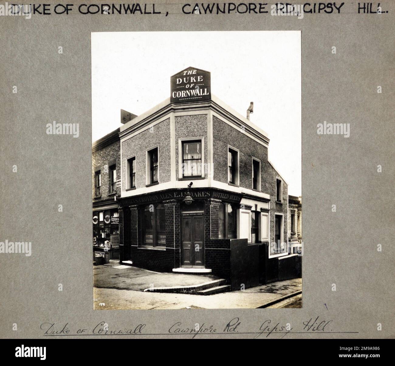Photograph of Duke Of Cornwall PH, Gipsy Hill, London. The main side of ...