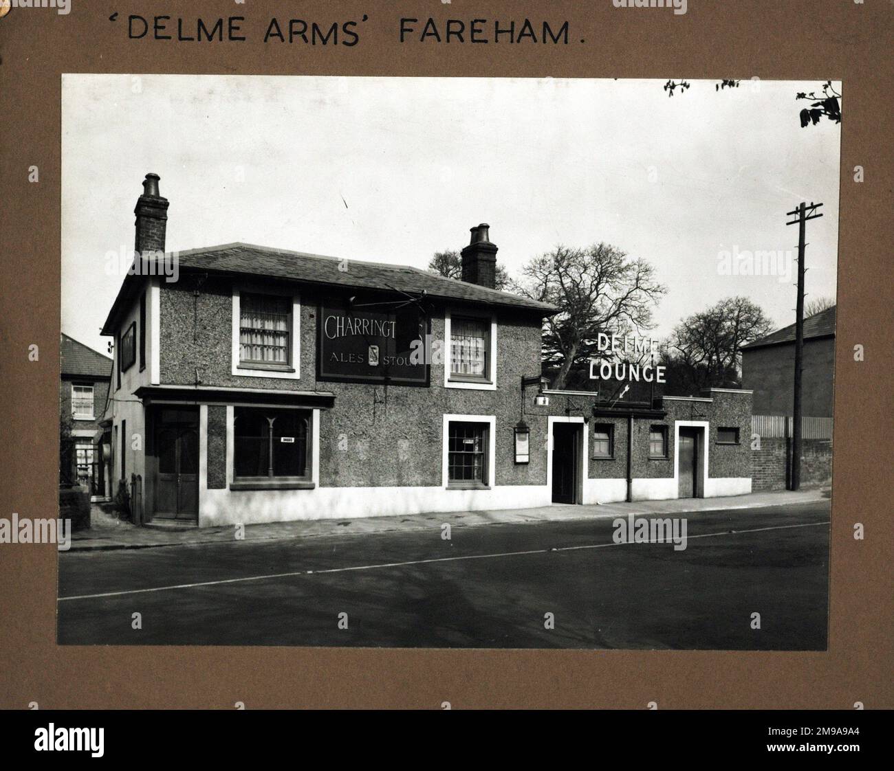 Photograph of Delme Arms, Fareham, Hampshire. The main side of the ...