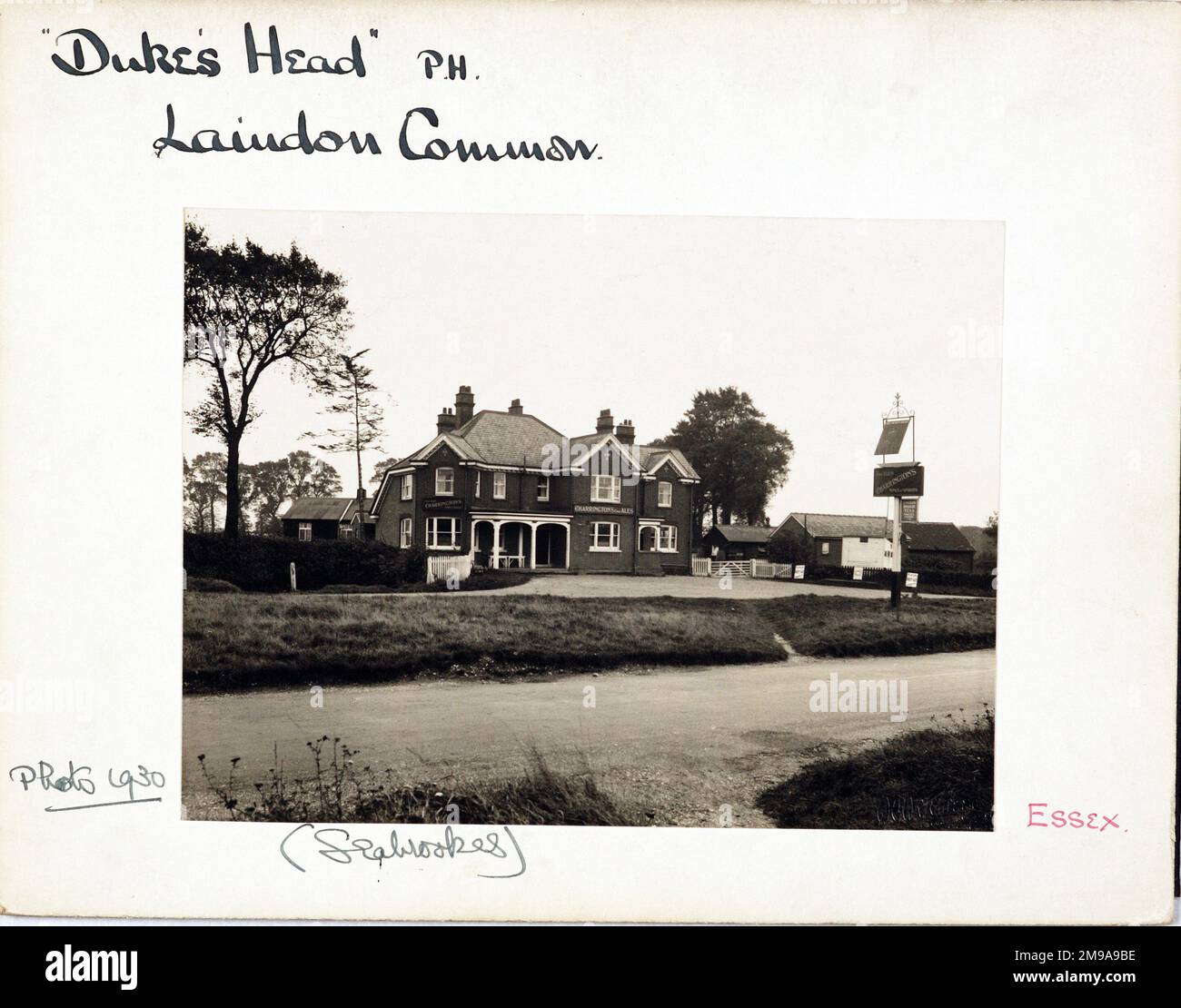 Photograph of Dukes Head PH, Laindon Common, Essex. The main side of ...