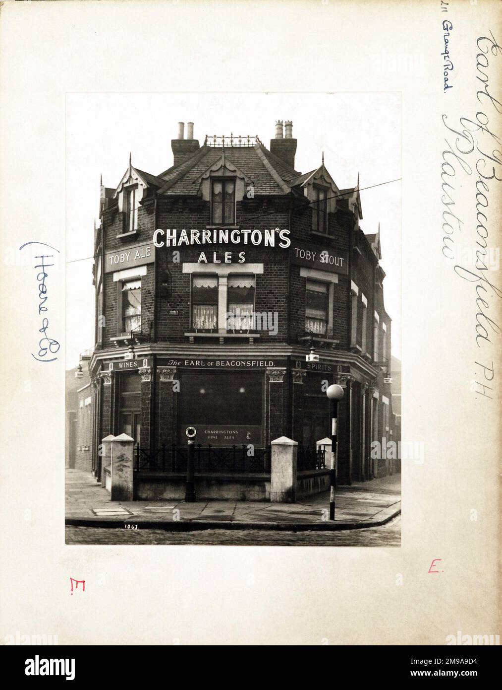 Photograph of Earl Of Beaconsfield PH, Plaistow, London. The main side of the print (shown here ...