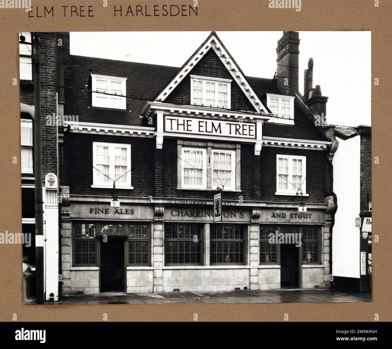 Photograph of Elm Tree PH, Harlesden, London. The main side of the ...