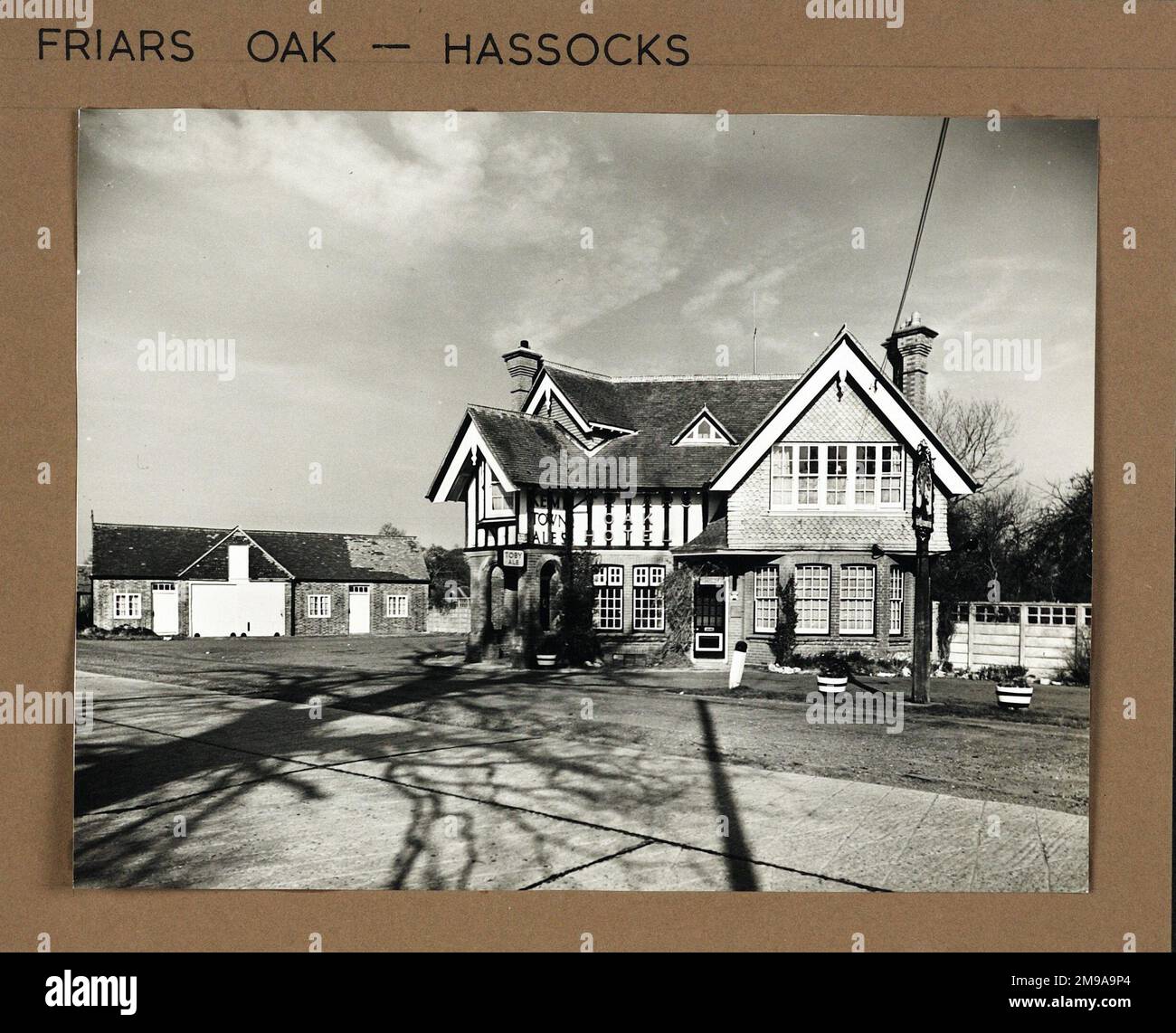 Photograph of Friars Oak PH, Hassocks, Sussex. The main side of the ...