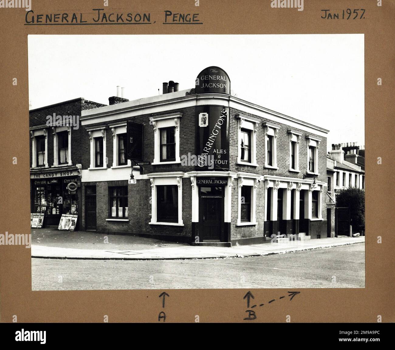 Photograph of General Jackson PH, Penge, London. The main side of the ...