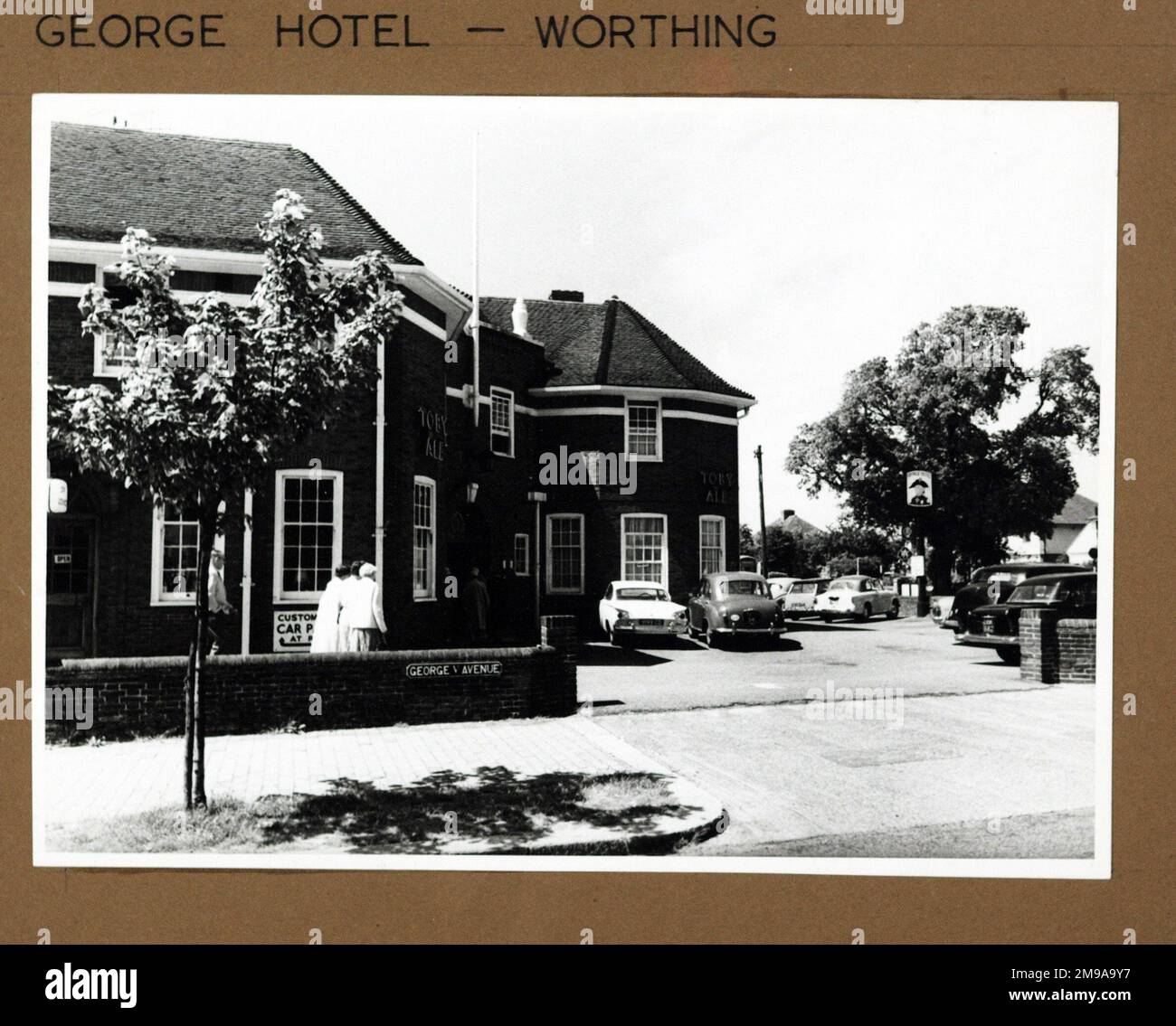 Photograph of George Hotel, Worthing, Sussex. The main side of the ...