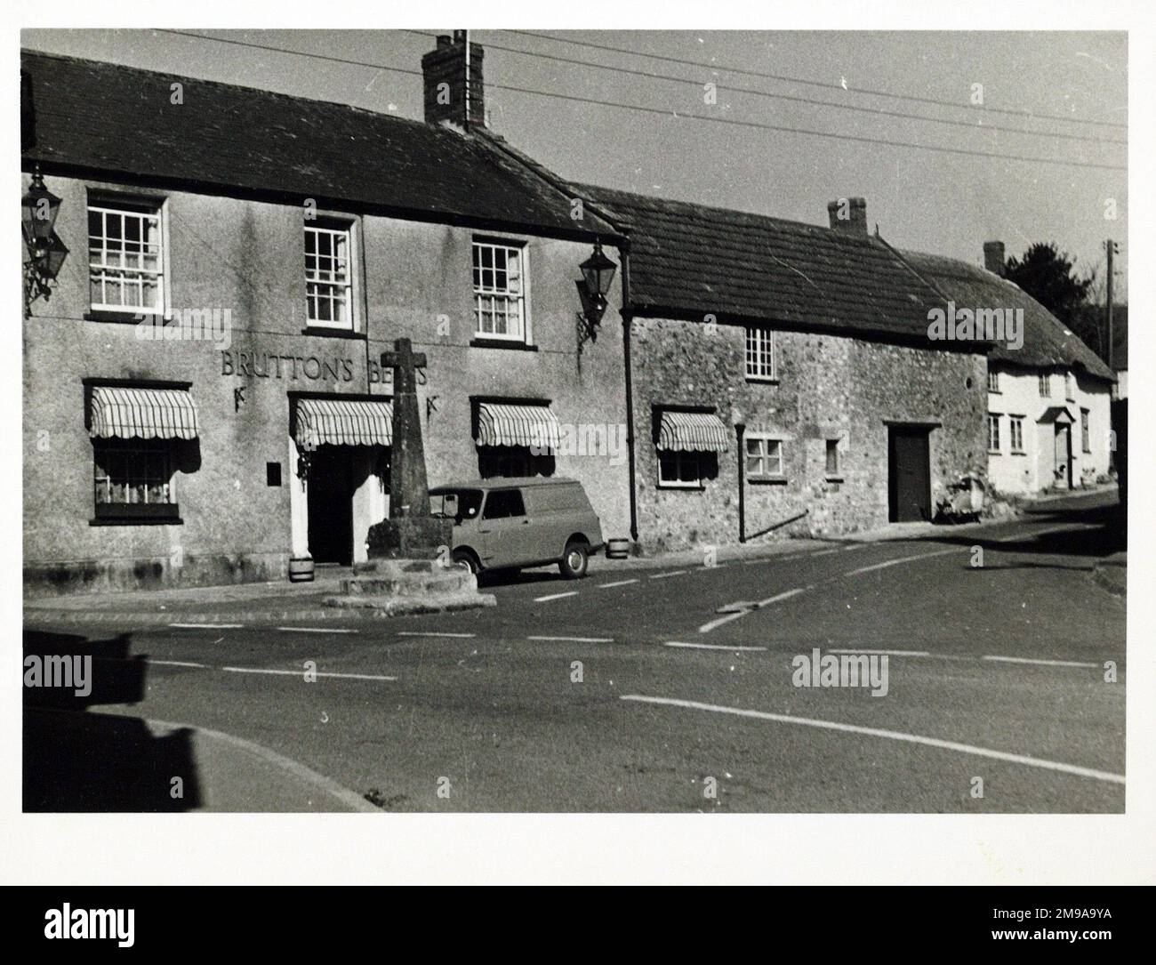 Photograph of George Inn, Winsham, Somerset. The main side of the print ...