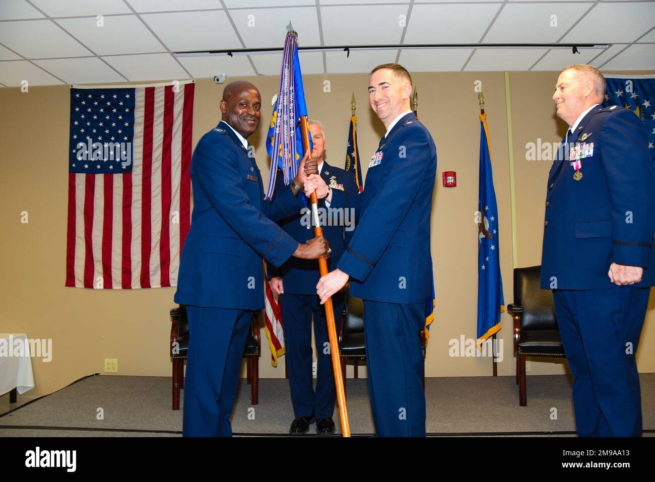 U.S. Air Force Lt. Col. Ross Fielding, commander of the 117th Air ...
