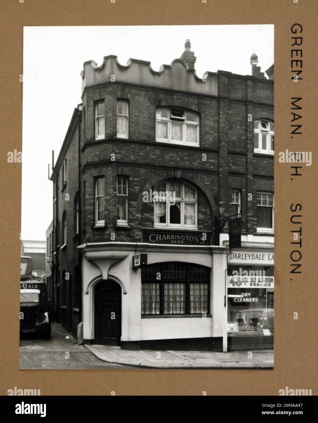 Photograph of Green Man PH, Sutton, Surrey. The main side of the print ...