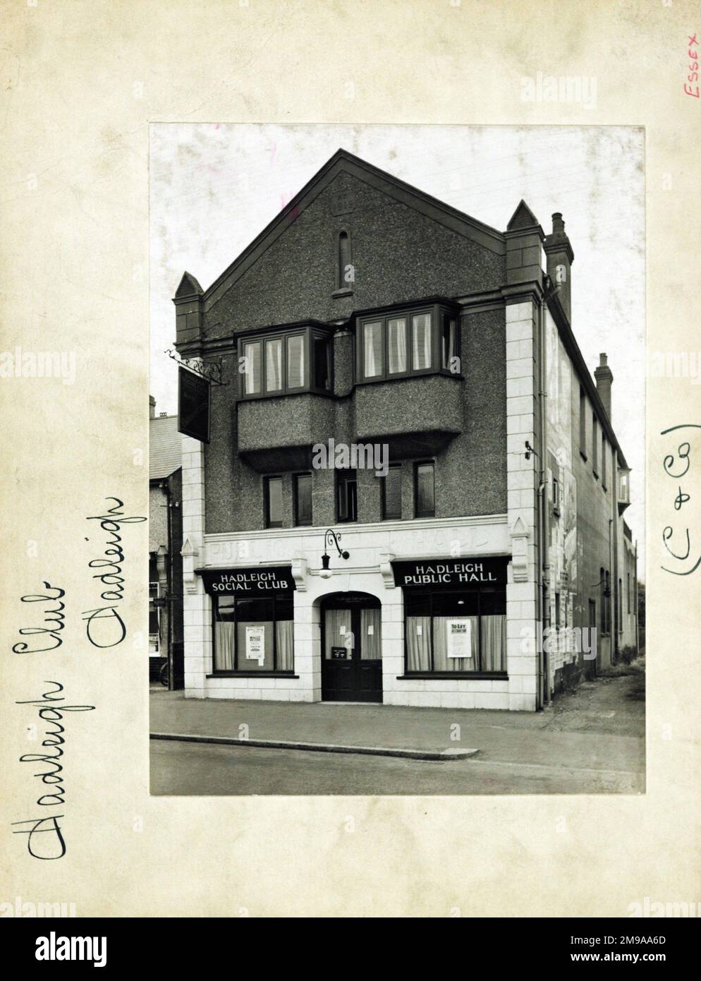 Photograph hadleigh club essex main side print shown here depicts hi ...