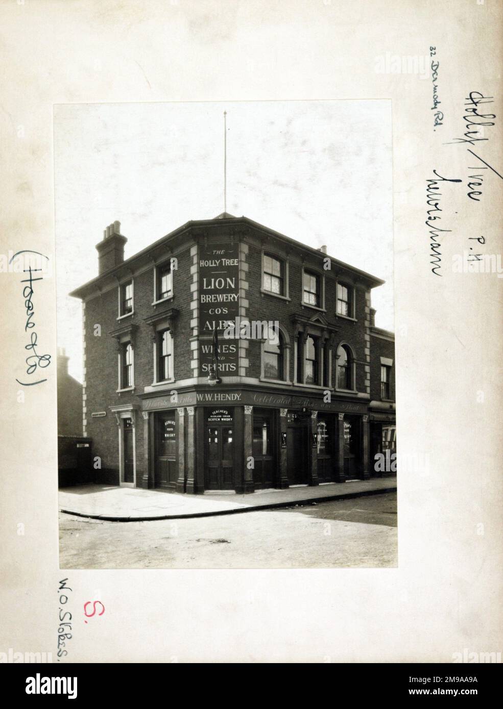 Photograph of Holly Tree PH, Lewisham, London. The main side of the ...