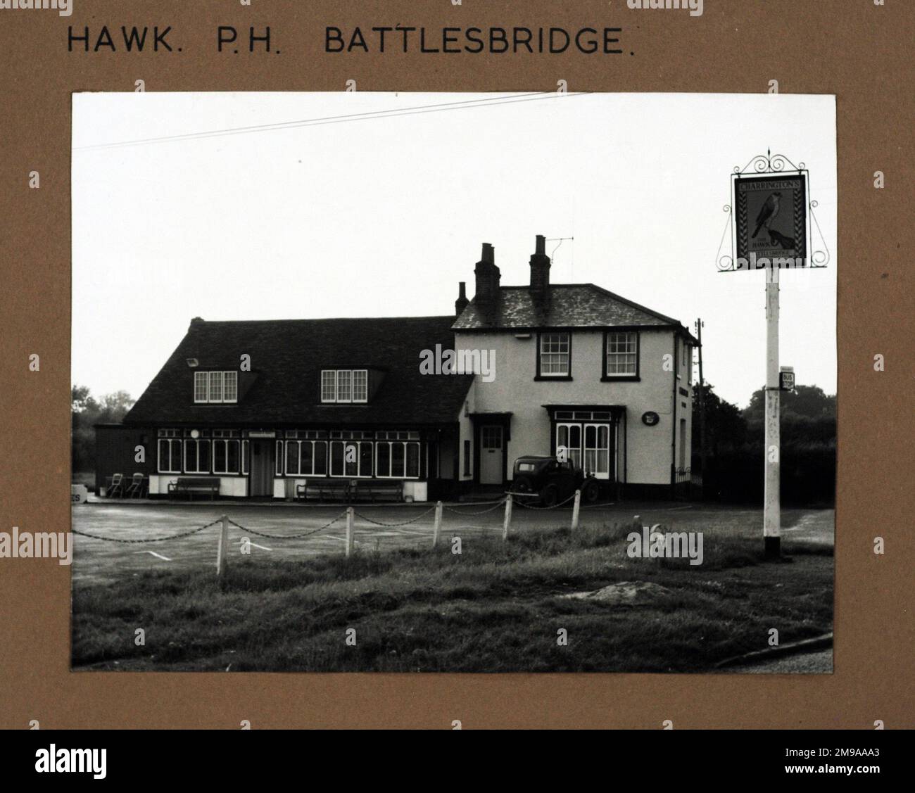 Photograph of Hawk PH, Battlesbridge, Essex. The main side of the print ...