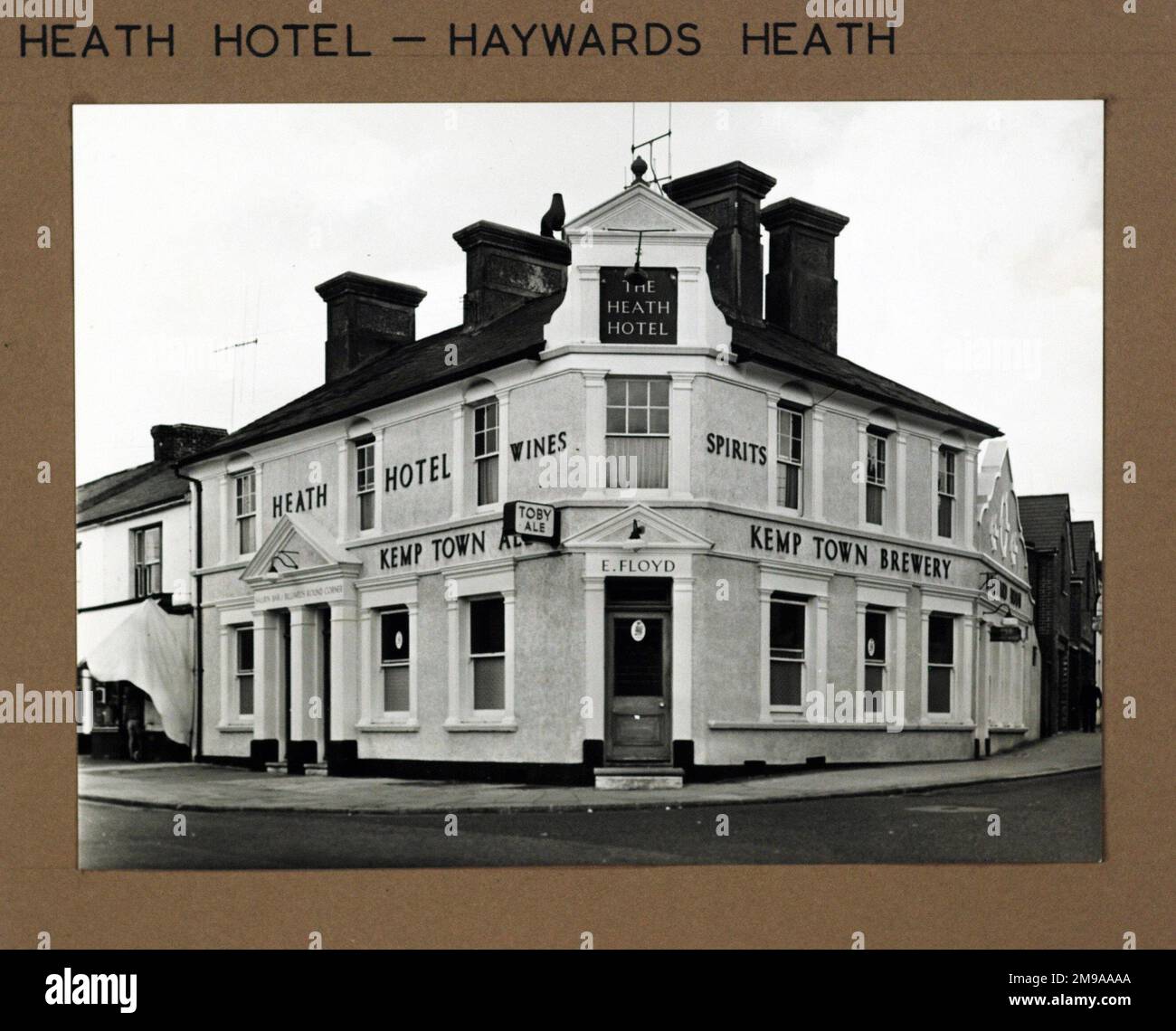 Photograph of Heath Hotel, Haywards Heath, Sussex. The main side of the ...