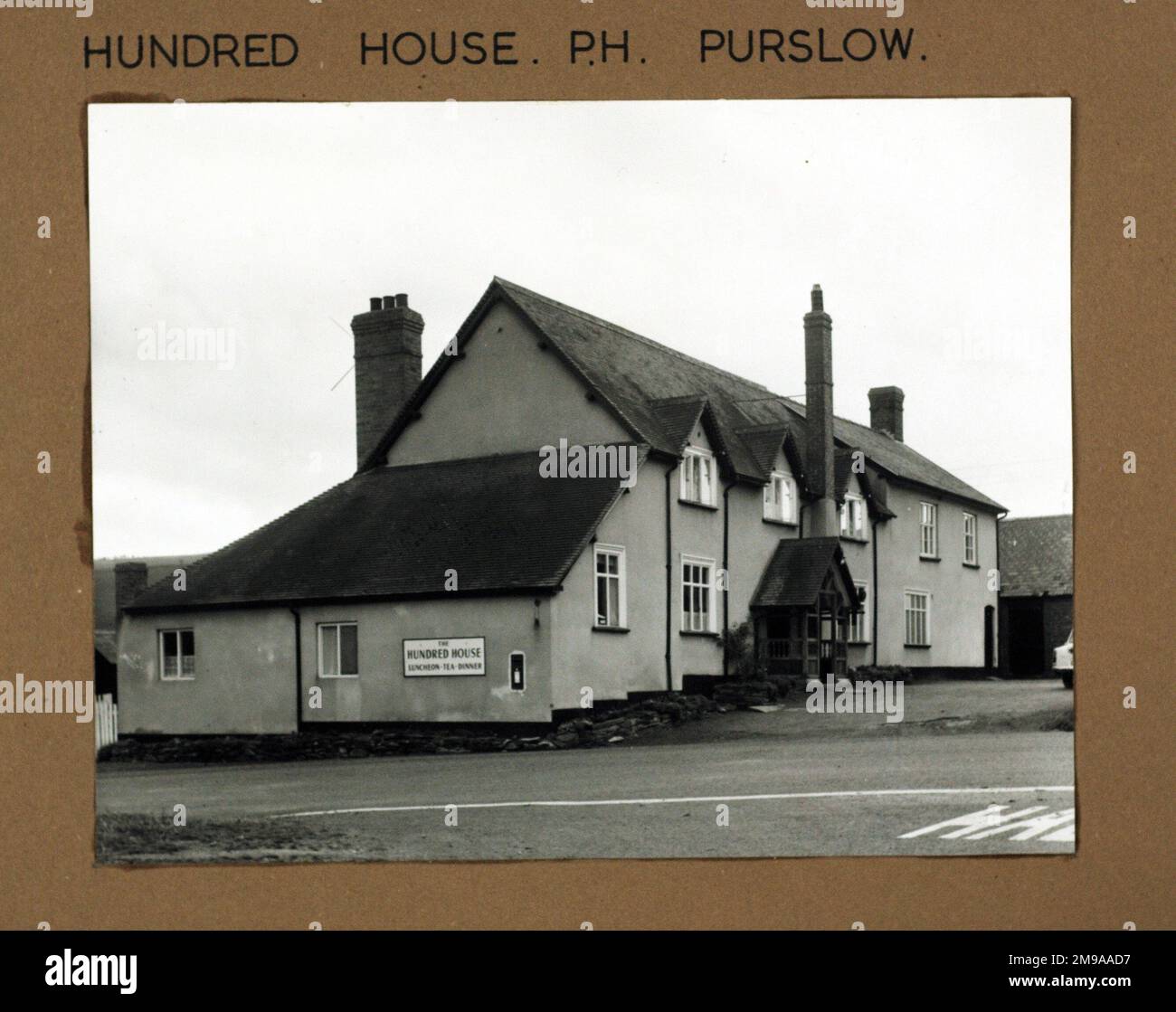 Photograph of Hundred House PH, Purslow, Shropshire. The main side of ...