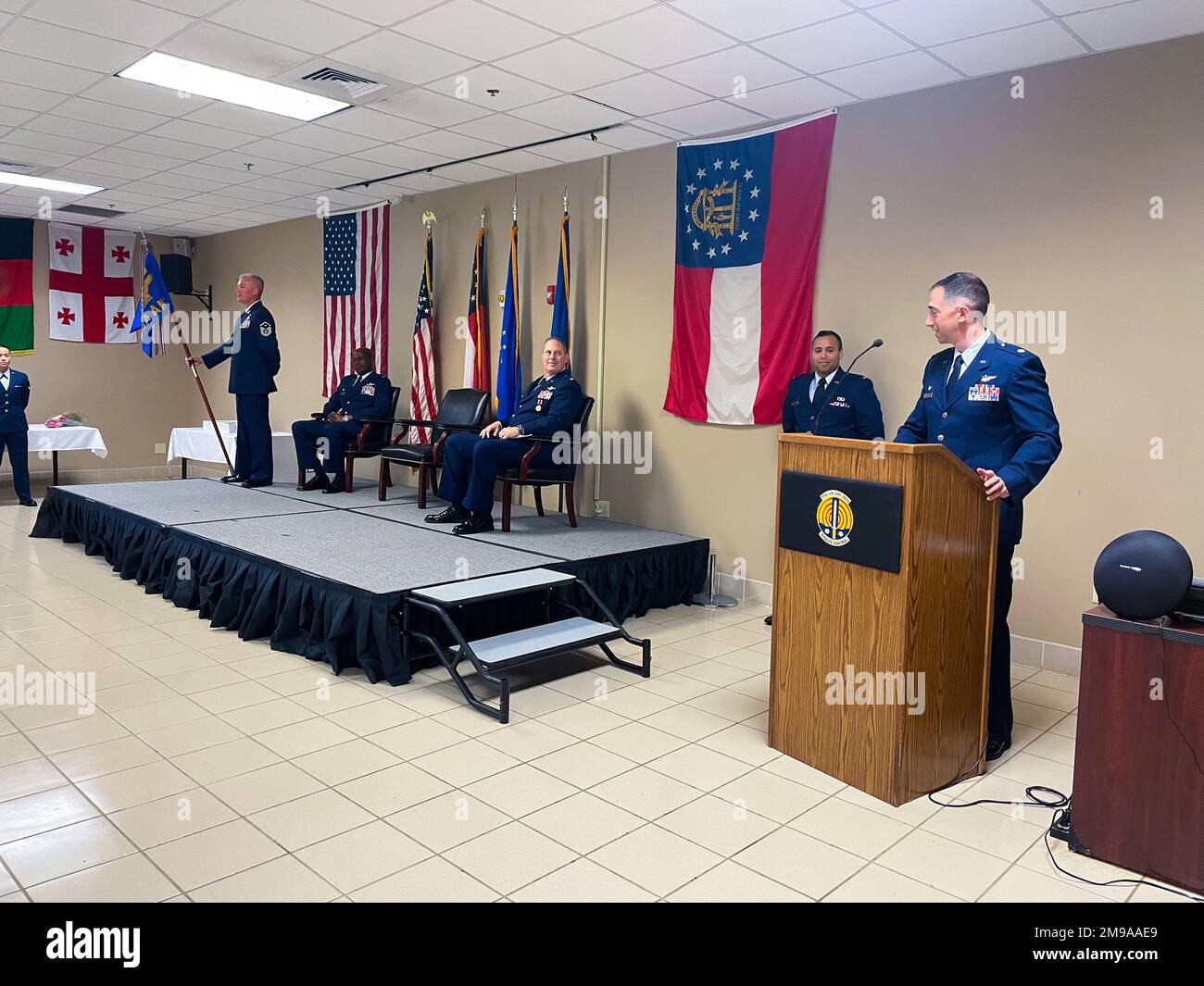 U.S. Air Force Lt. Col. Ross Fielding, commander of the 117th Air ...