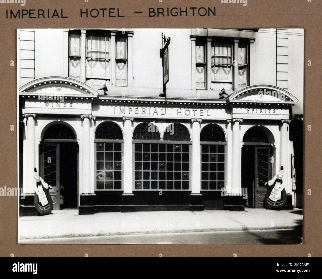 Photograph of Imperial Hotel, Brighton, Sussex. The main side of the ...