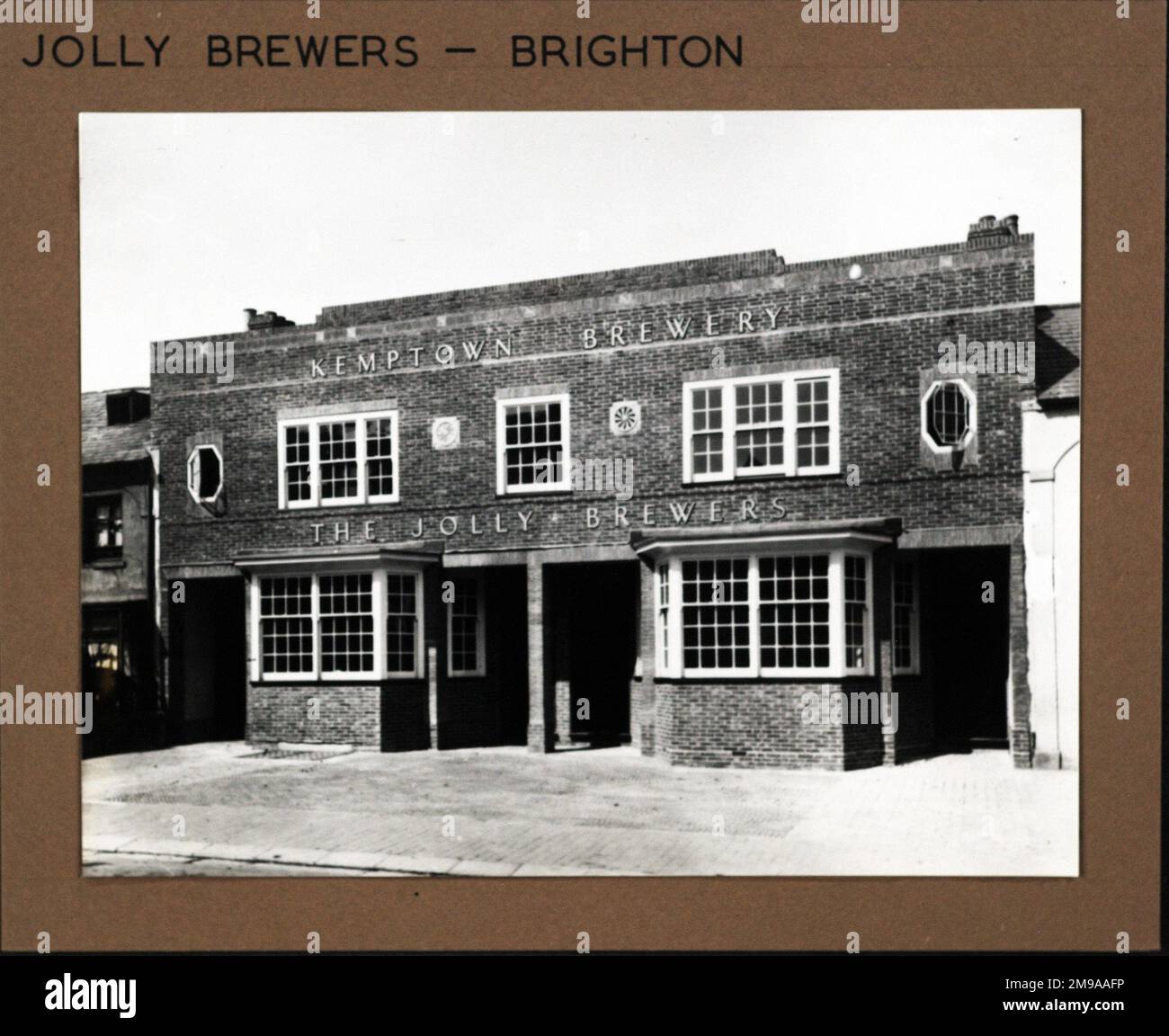 Photograph of Jolly Brewers PH, Brighton, Sussex. The main side of the ...