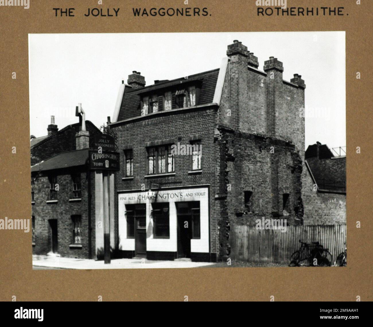 Photograph of Jolly Waggoners PH, Rotherhithe (New), London. The main ...