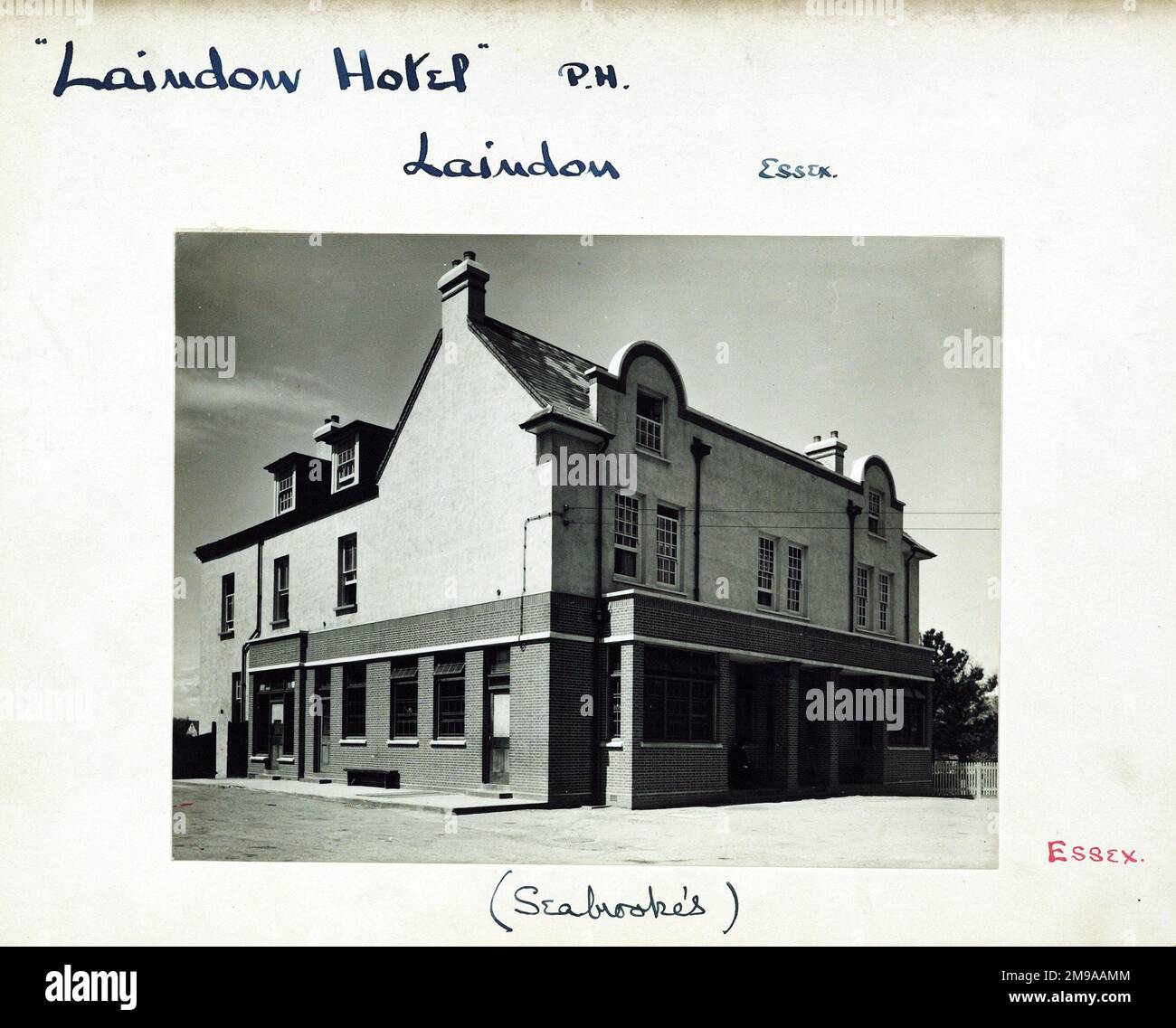 Photograph of Laindon Hotel, Laindon, Essex. The main side of the print ...