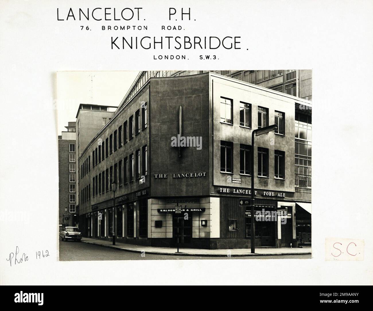 Photograph of Lancelot PH, Knightsbridge, London. The main side of the ...