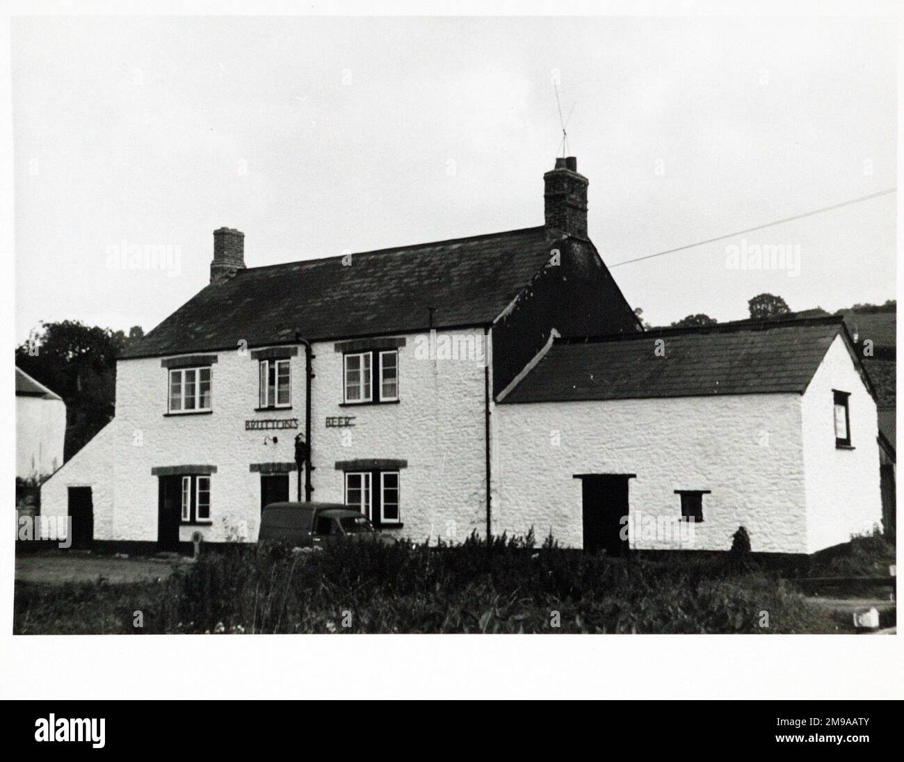 Photograph of Longbridge Inn, Membury, Devon. The main side of the ...