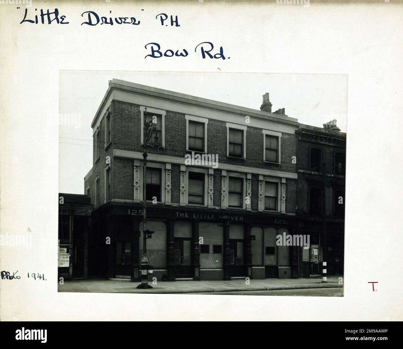Photograph of Little Driver PH, Bow, London. The main side of the print ...